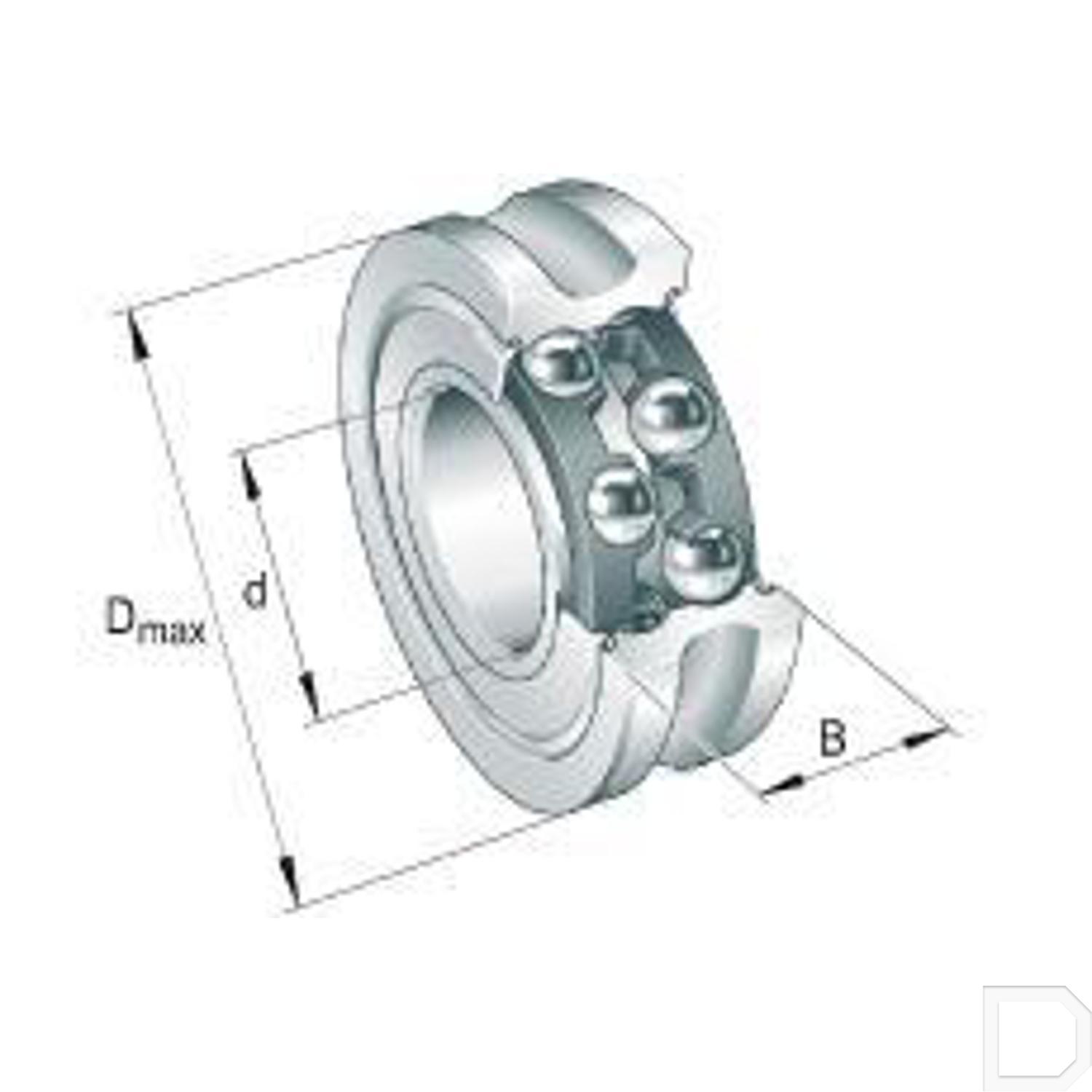 Looprol 30x80x27 2Z - Serie LFR..