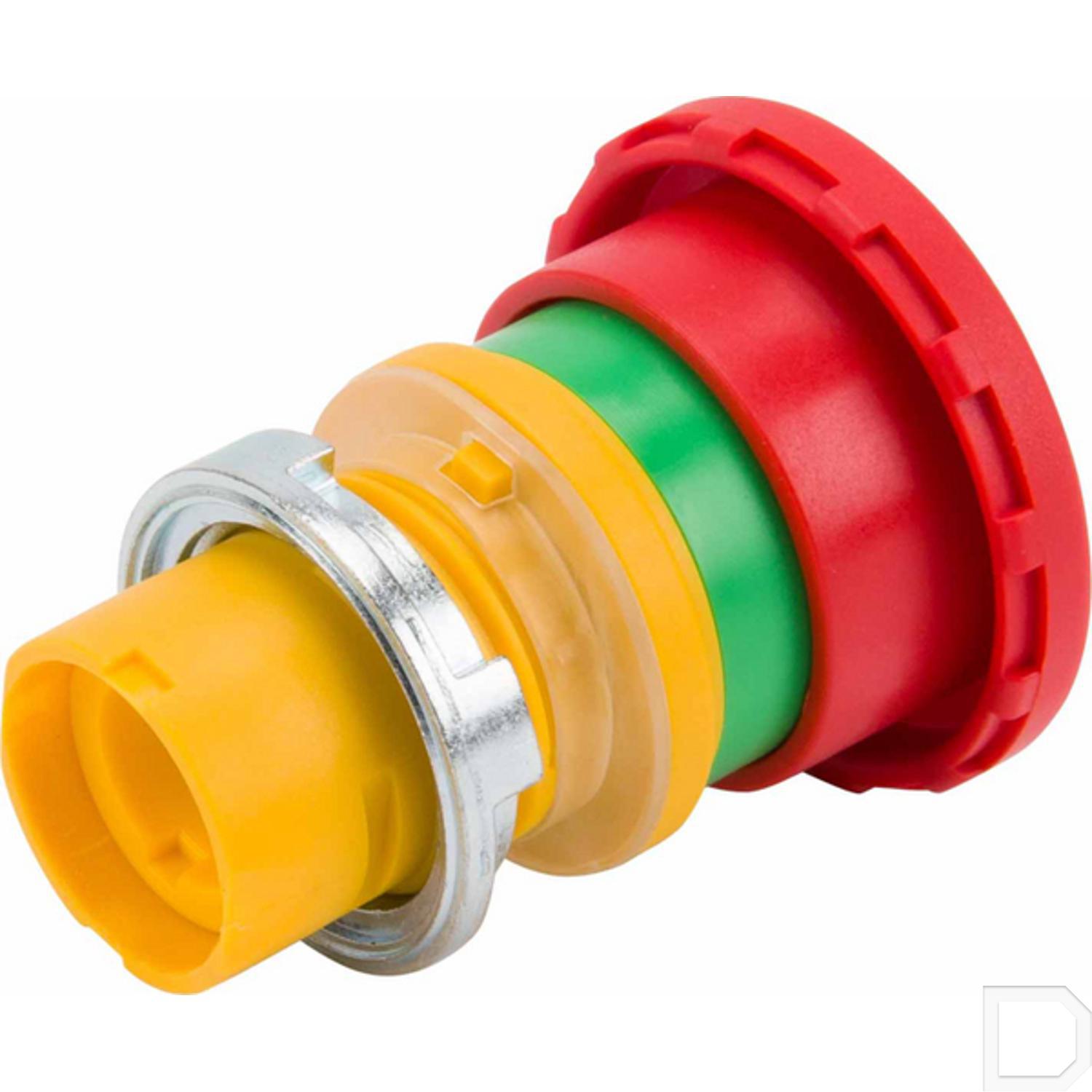 Noodstopknop 22mm rood 40mm - Gearreteerd| INDI