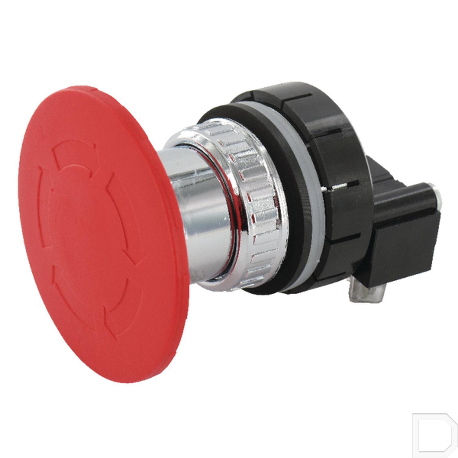 Noodstop rood 60mm - Gearreteerd| INDI