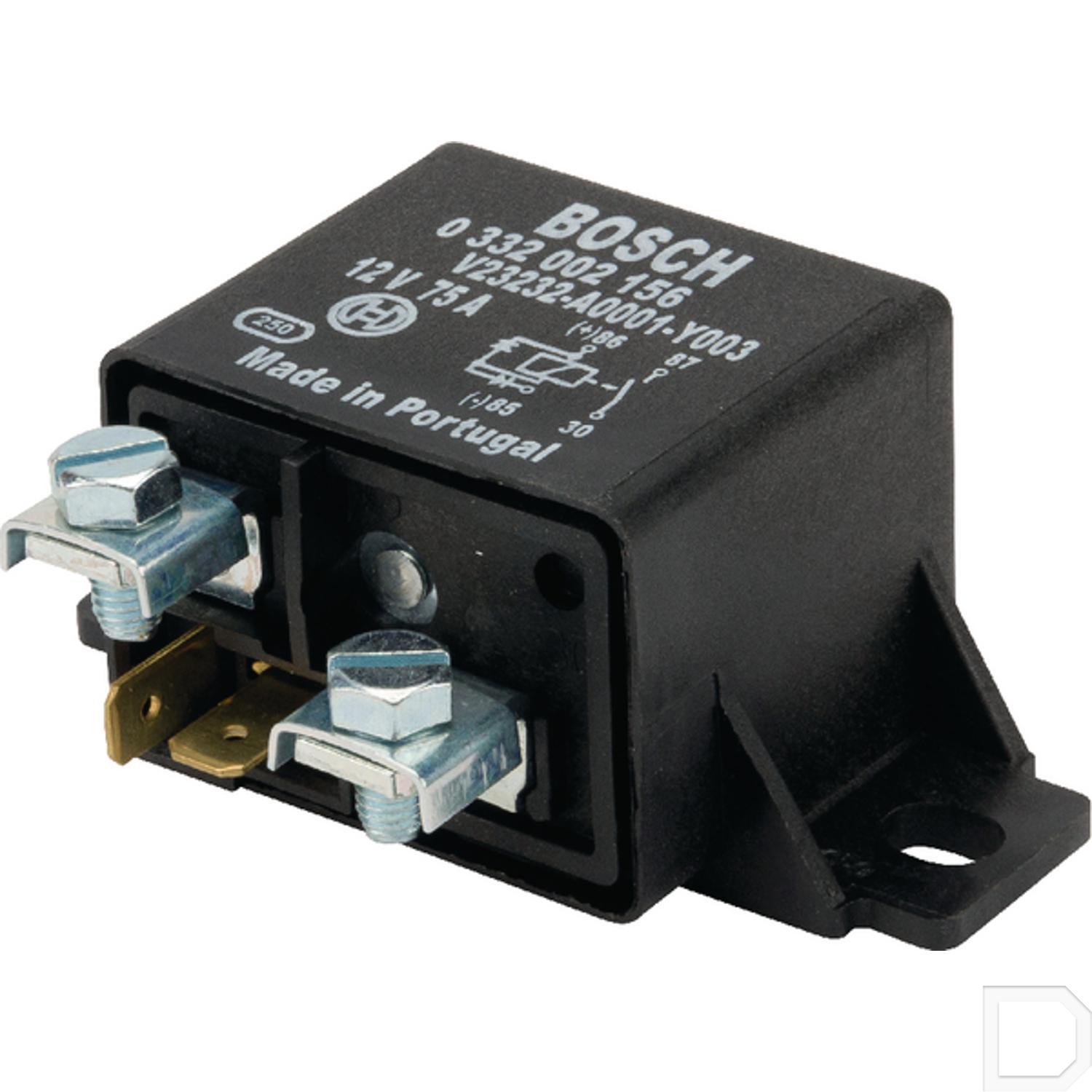 Relais 75A 12V 4 aansluitingen - Relais | INDI