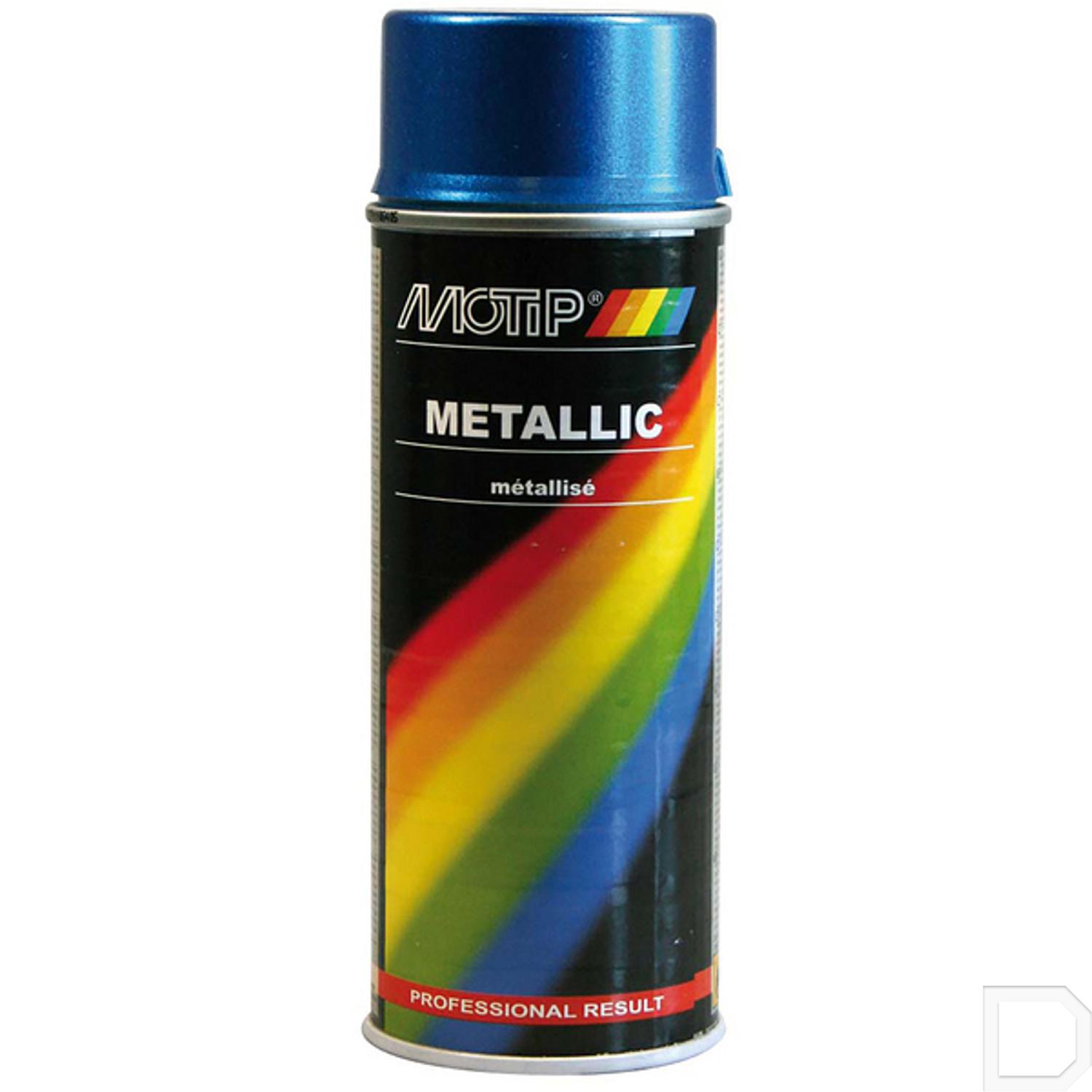 Spuitbus acrylverf metallic blauw 400ml - Speciaallakken| INDI