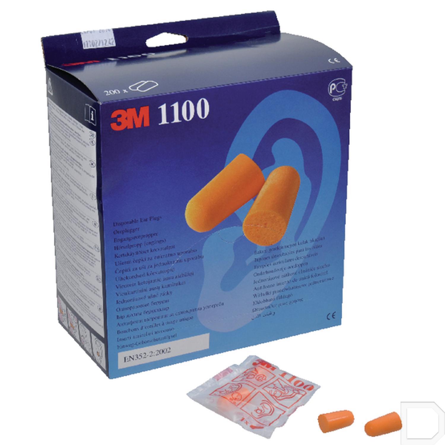 Oordoppen 3M SNR dB37 200 paar - Oorpluggen| INDI