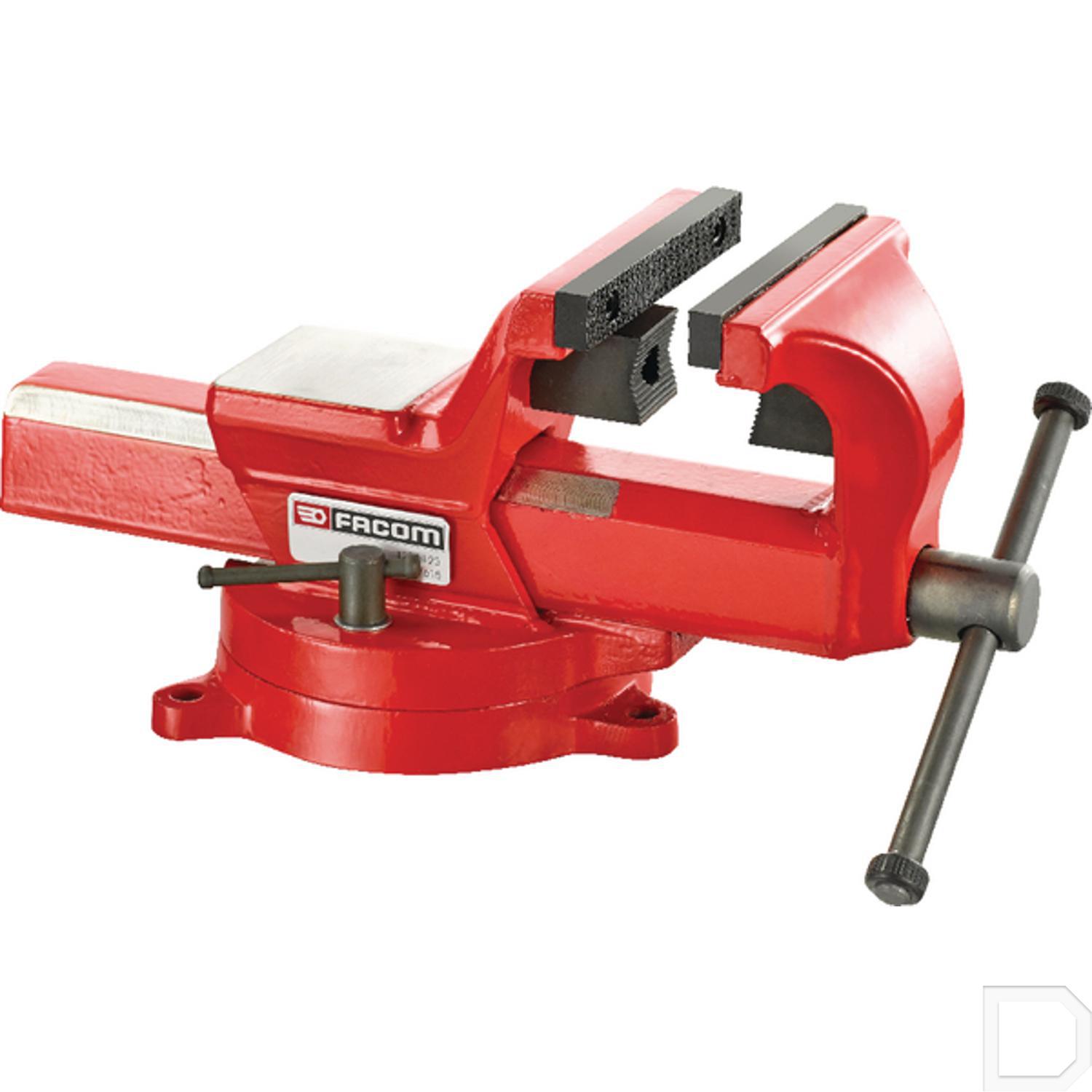 Bankschroef 360° draaibaar 5" / 125mm - Bankschroeven| INDI