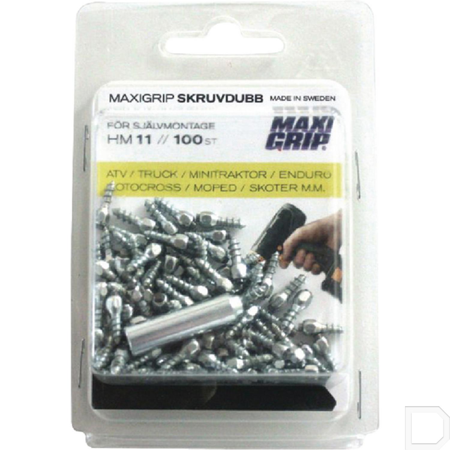 Maxi grip 11mm carbide 100 st - Spikes| INDI
