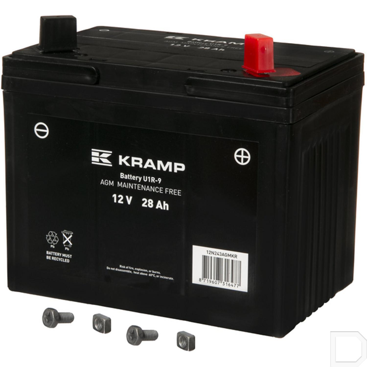 Accu 12V 28Ah 300A Gel - Kramp | INDI