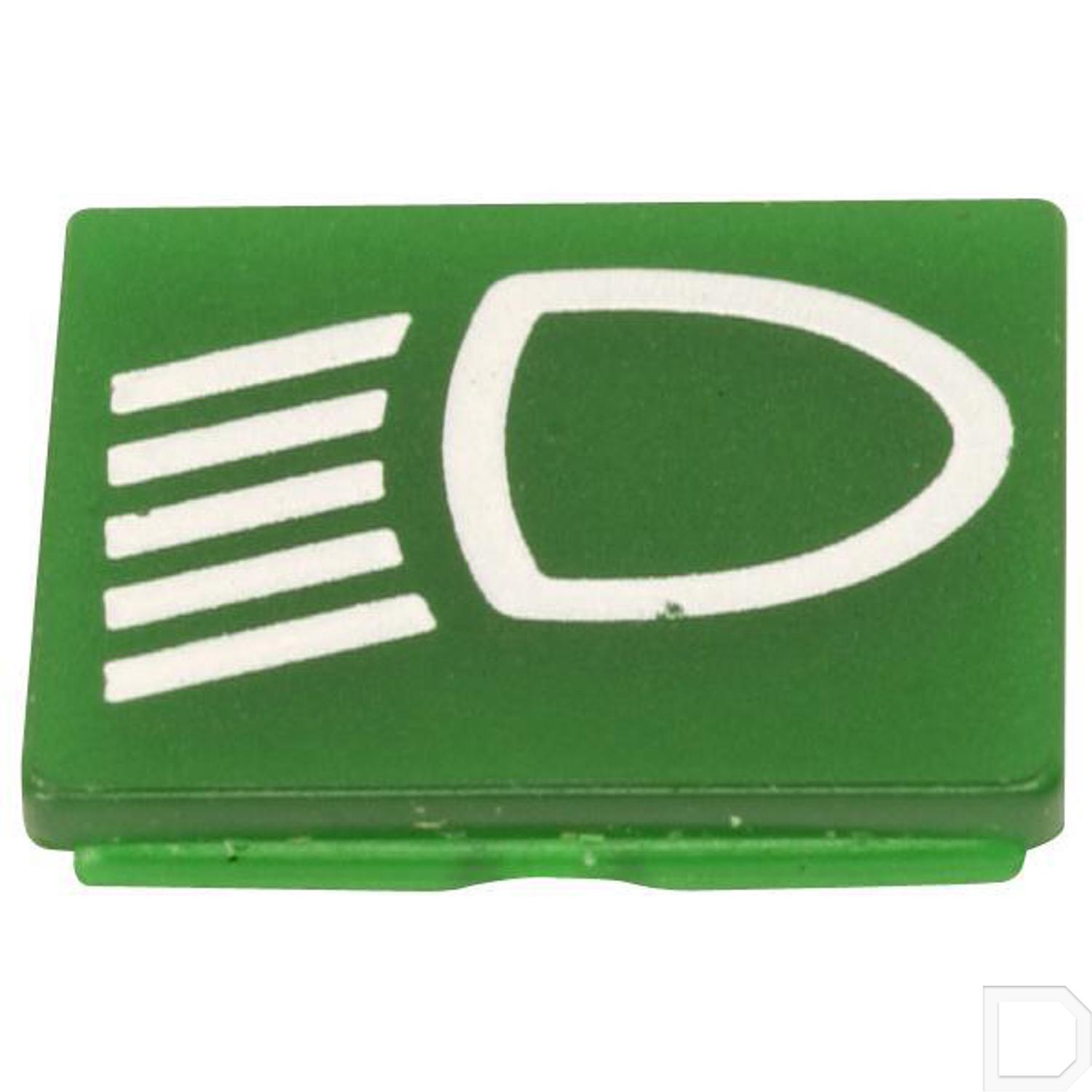 Symbool dimlicht groen SWF - Symbolen voor schakelaars | INDI