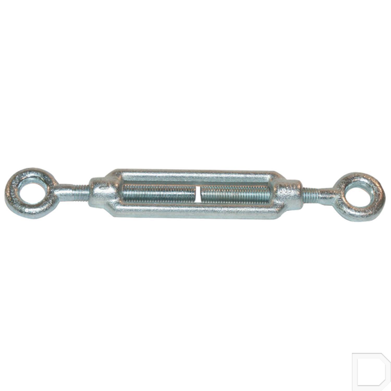 Spanschroef 2 ogen M16 verzinkt DIN1480 - Toebehoren voor kettingen en ...