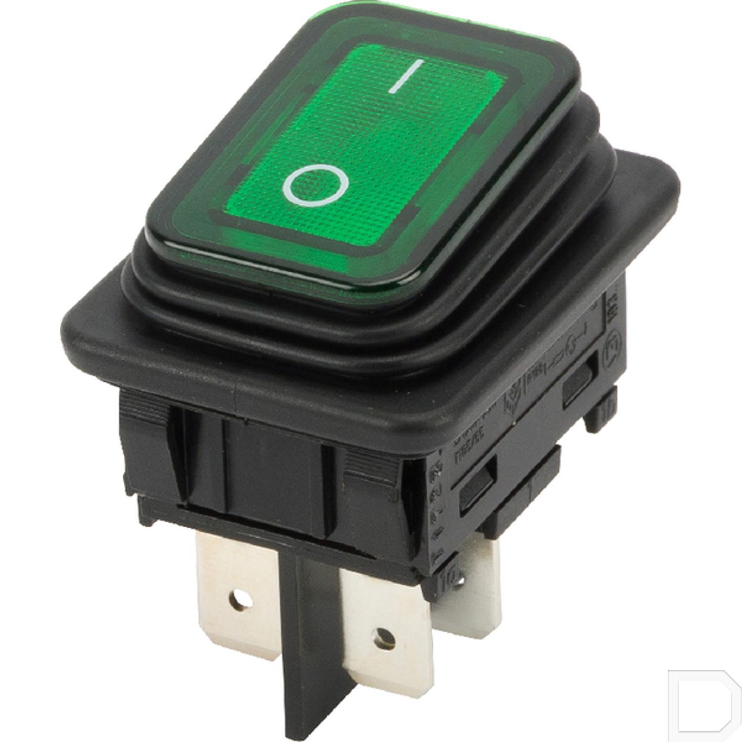 Wipschakelaar 250V 20Agroen - Elektronika onderdelen| INDI