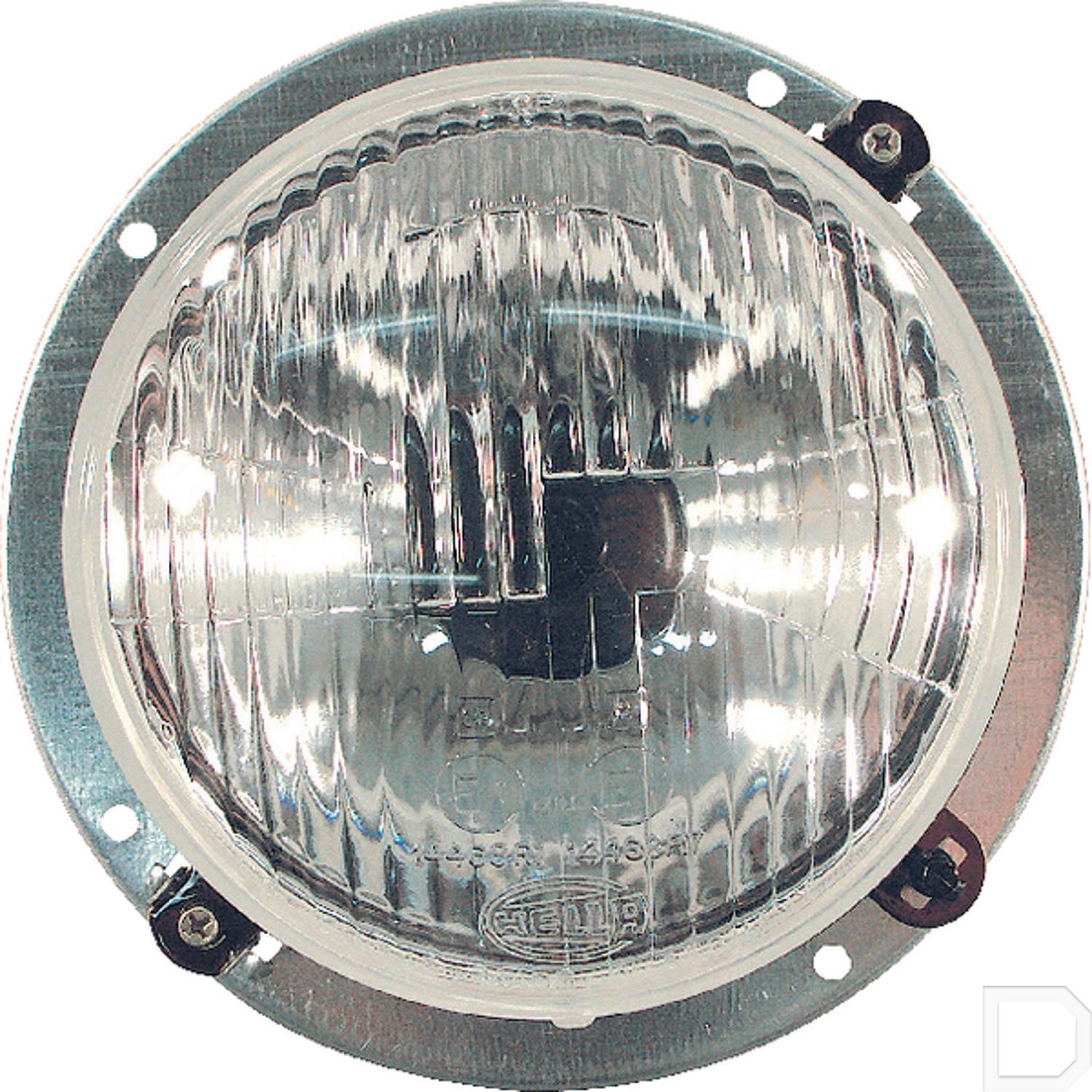 Koplamp dim- groot- en stadslicht rond inbouw 12V - Koplampen Hella | INDI