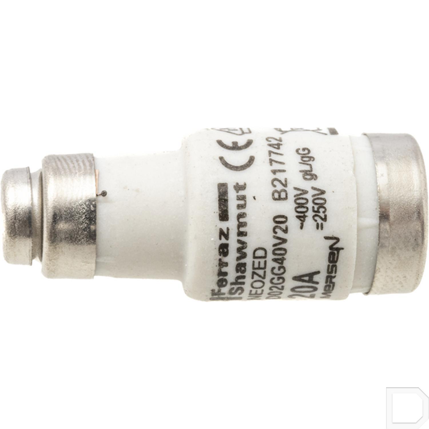 Zekering 20A D02 - Leidingtoebehoren| INDI