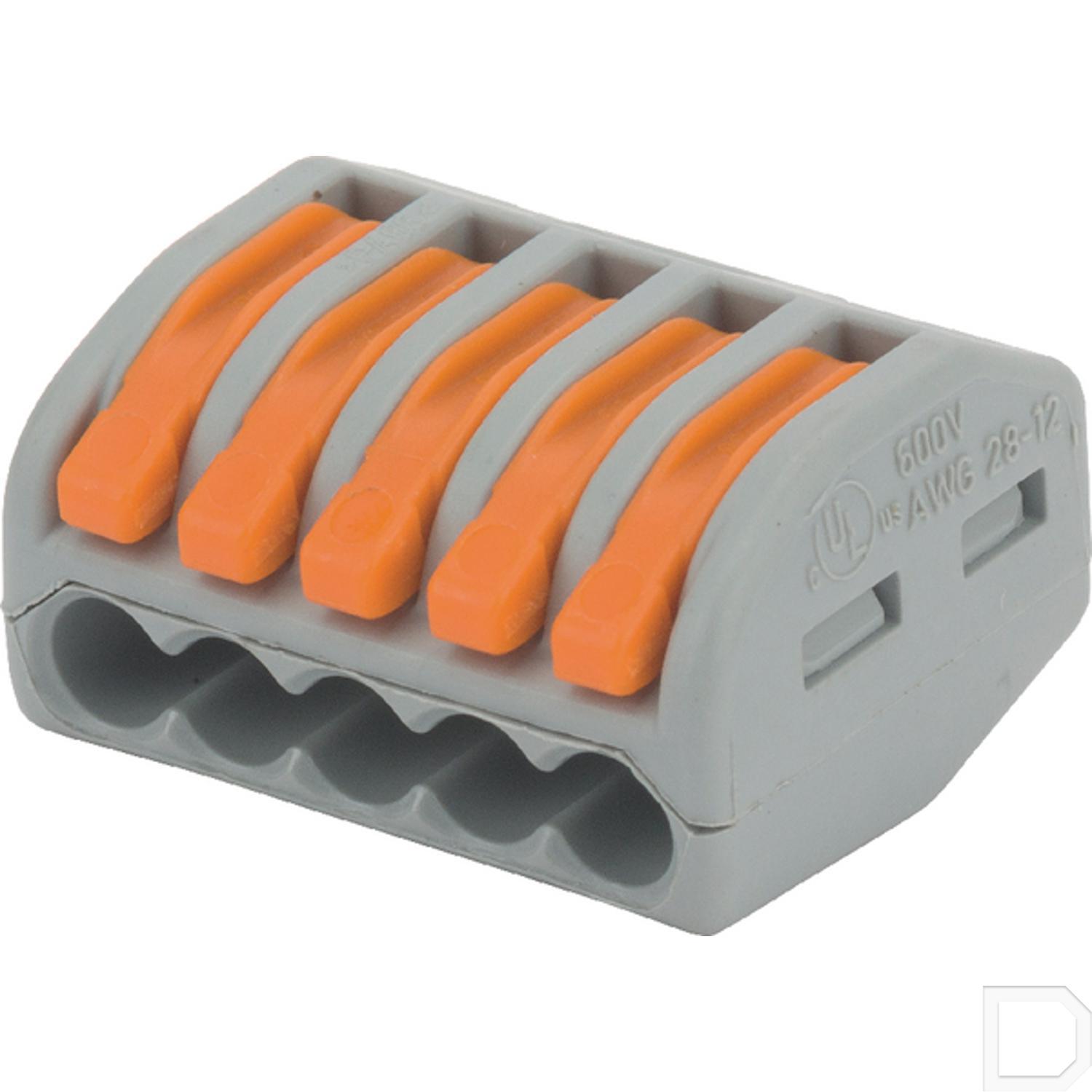 Lasklem 5-polig 0.08-2.5mm² - Leidingtoebehoren| INDI