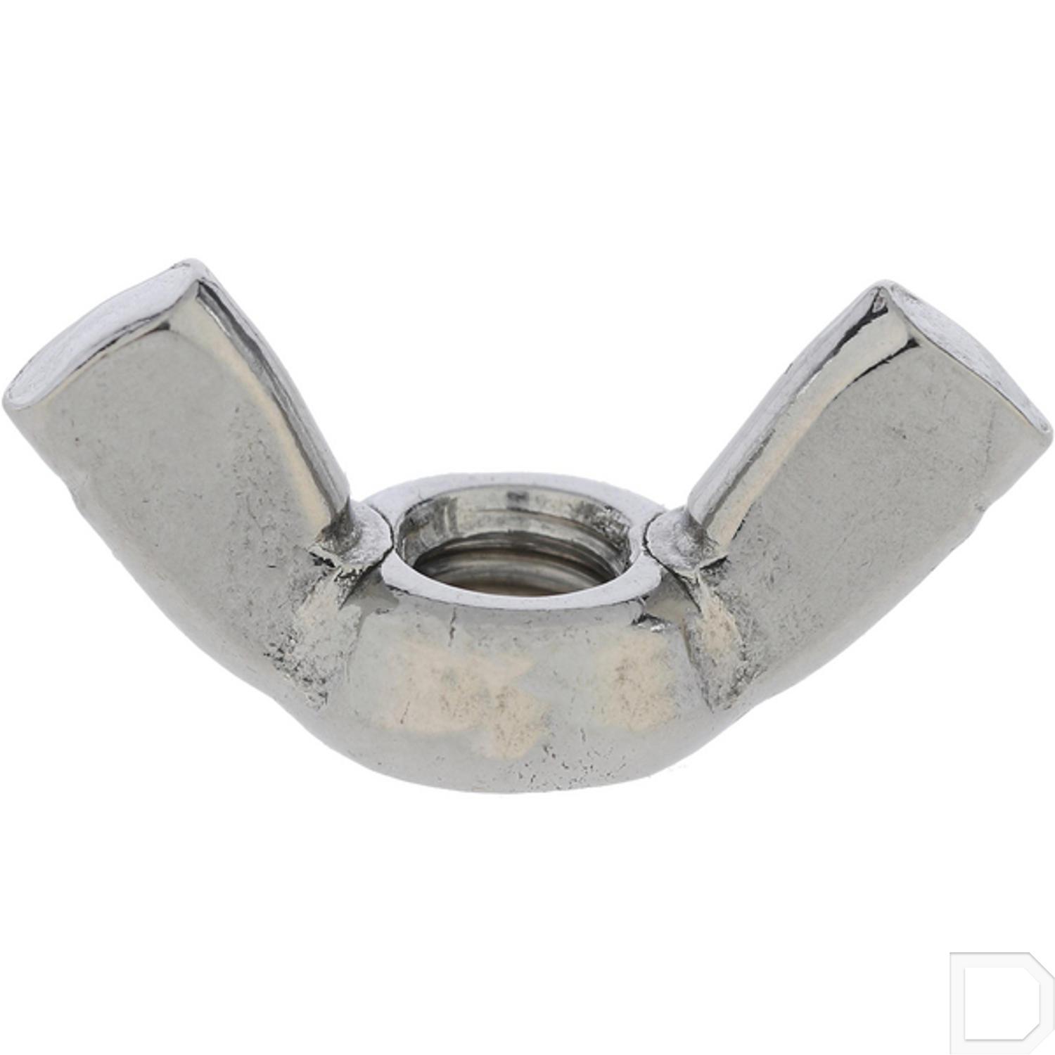 Vleugelmoer M6 RVS A2 AM DIN315 - DIN 315 Vleugelmoeren| INDI