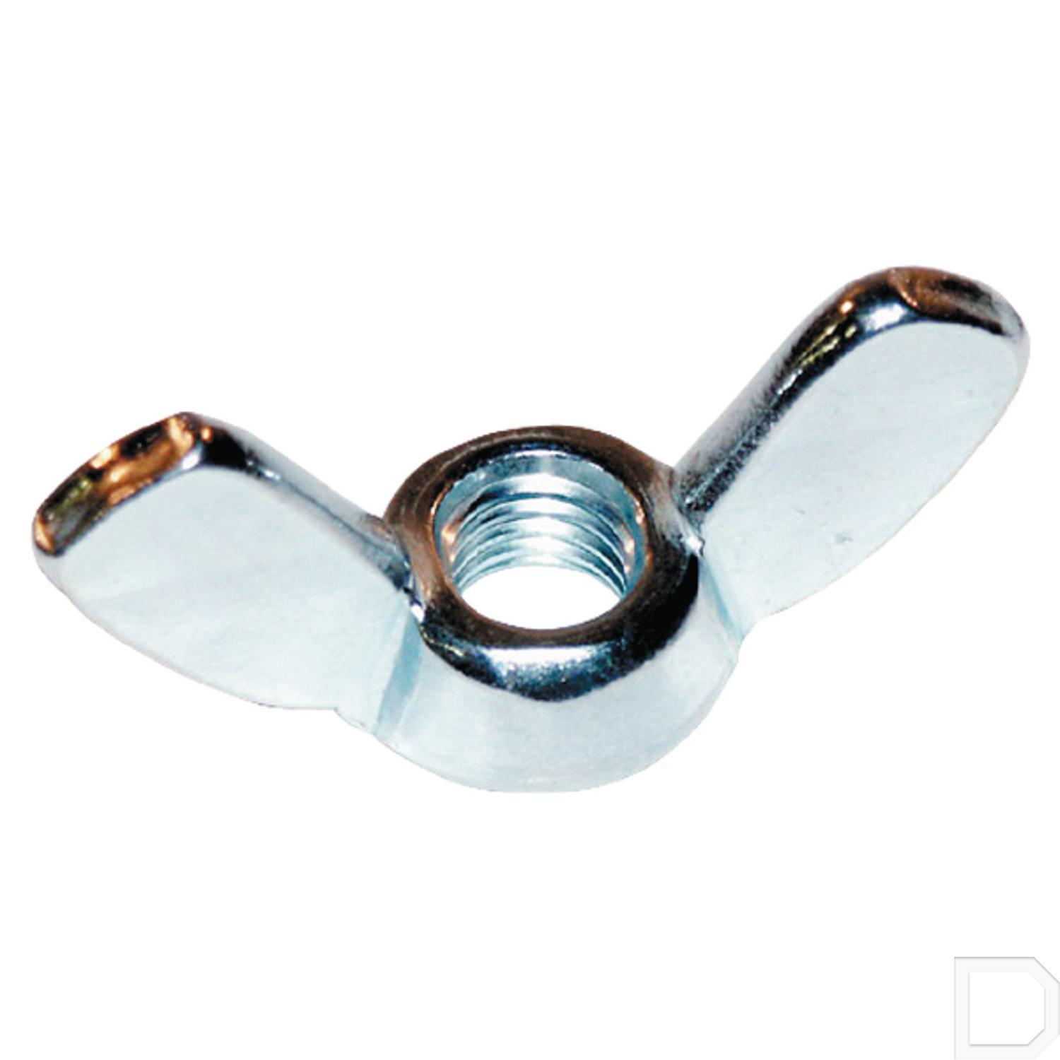 Vleugelmoer M6 verzinkt AM DIN315 - DIN 315 Vleugelmoeren| INDI