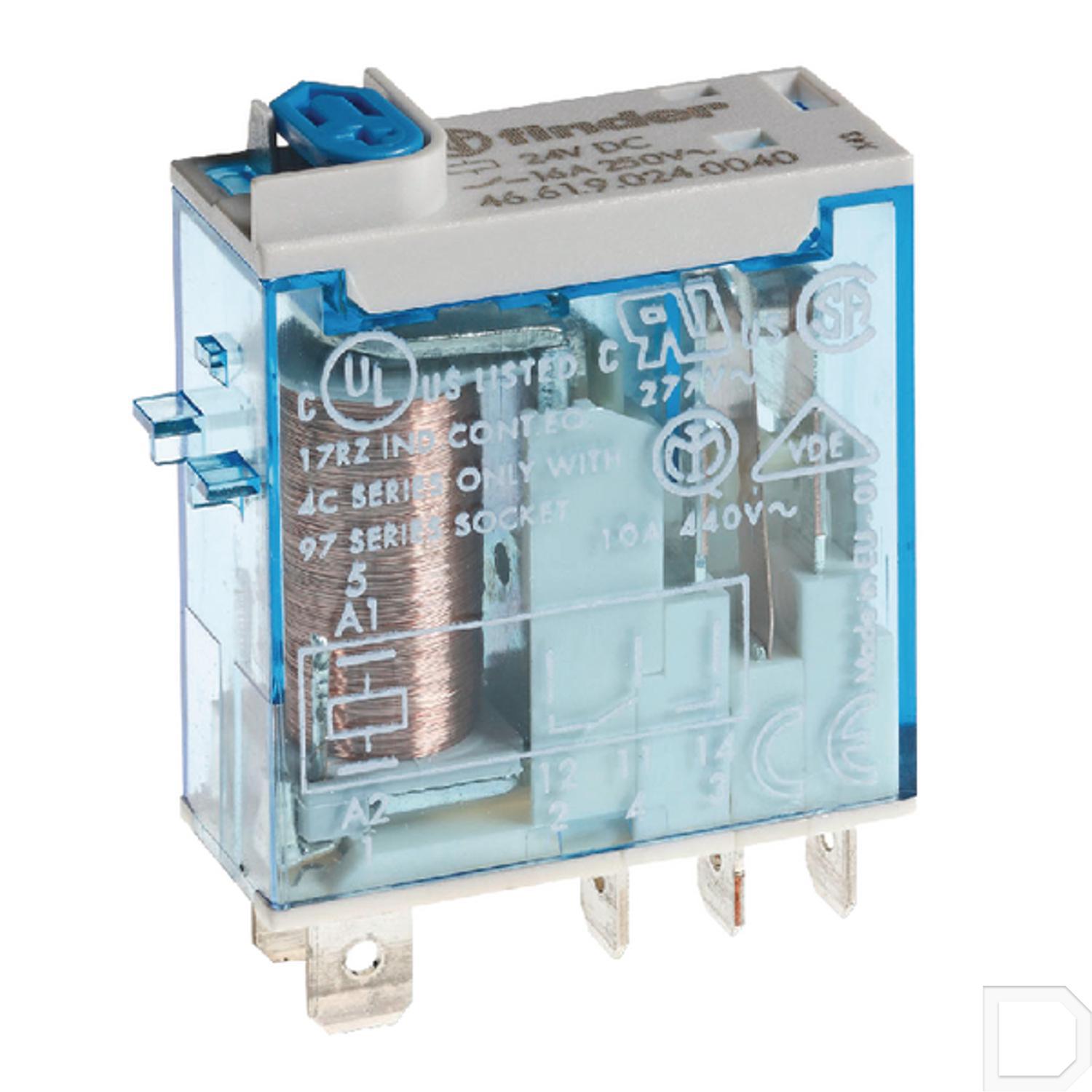 Interface relais 1W 16A 24VAC - Interface relais| INDI