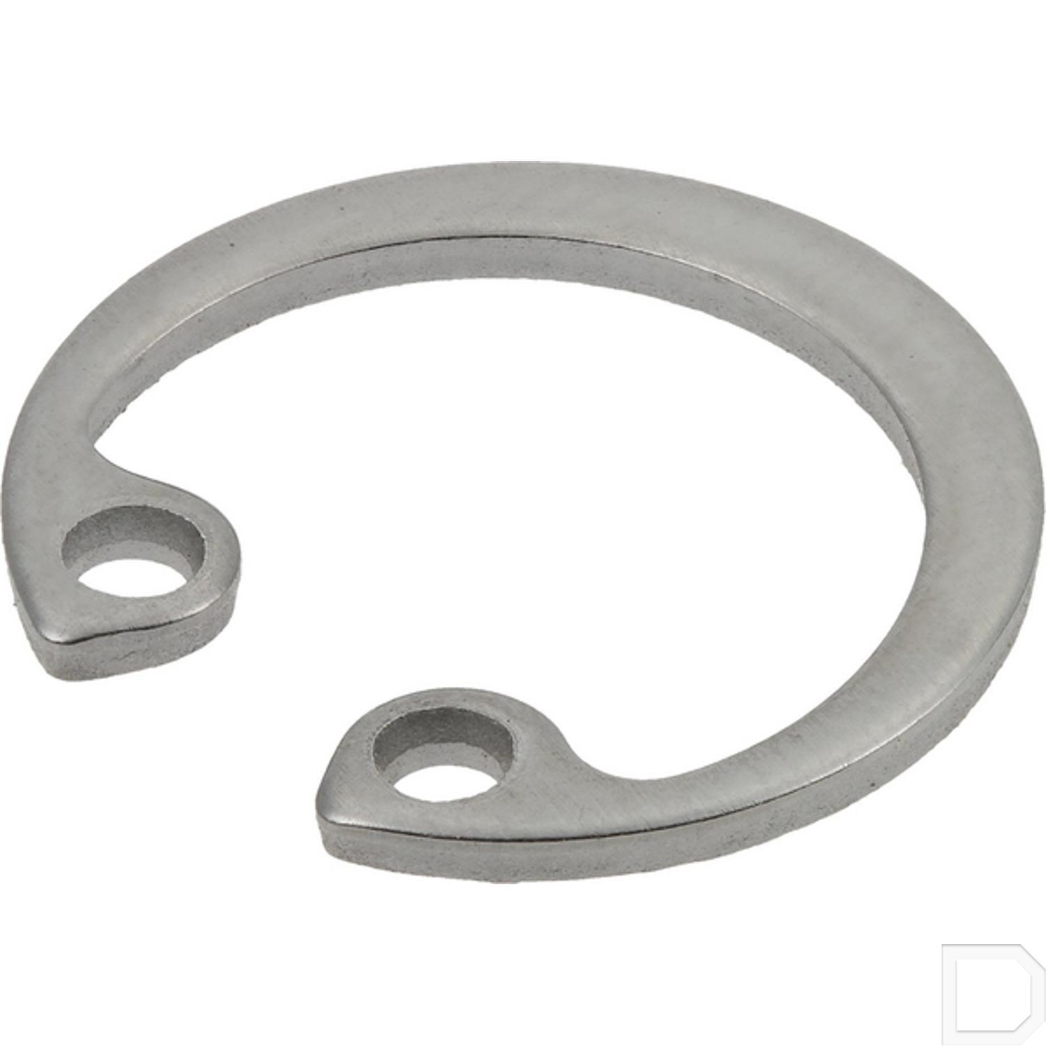 Seegerring huis 13x1mm RVS DIN 472 - Borgringen| INDI