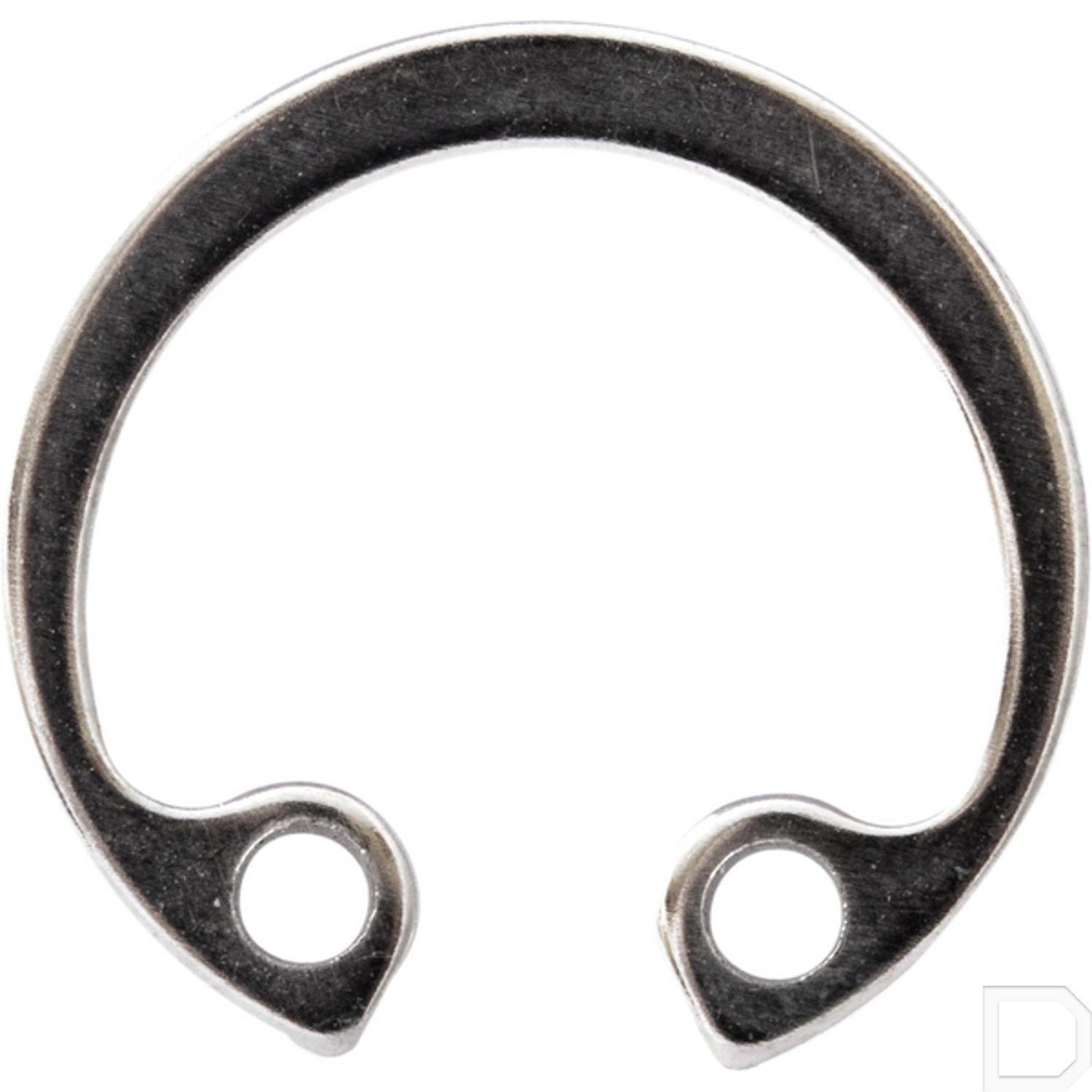 Seegerring huis 15x1mm RVS DIN 472 - Borgringen| INDI
