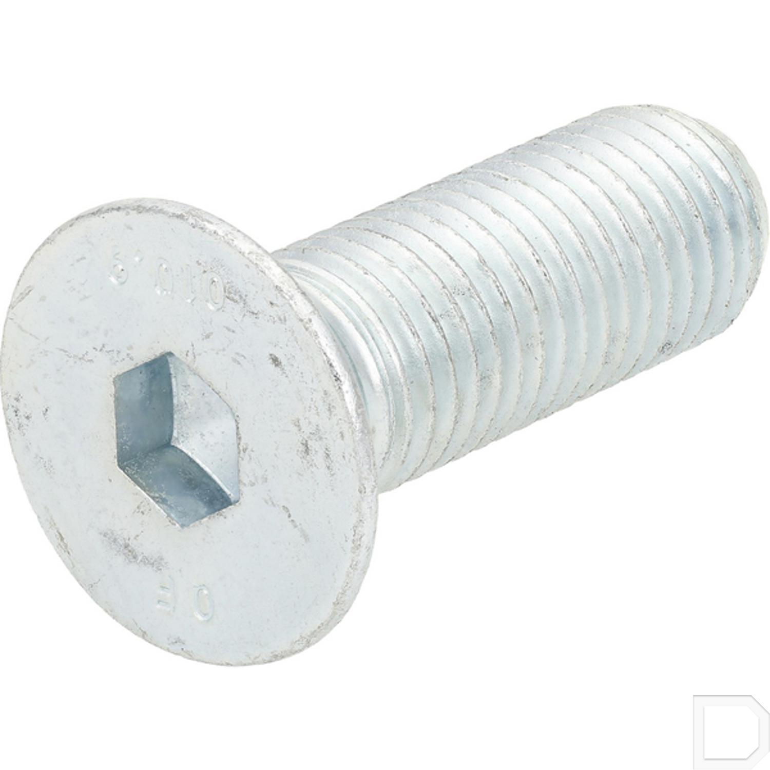 Verzonken inbusbout M20x60 10.9 verzinkt DIN7991 - DIN 7991 Verzonken ...