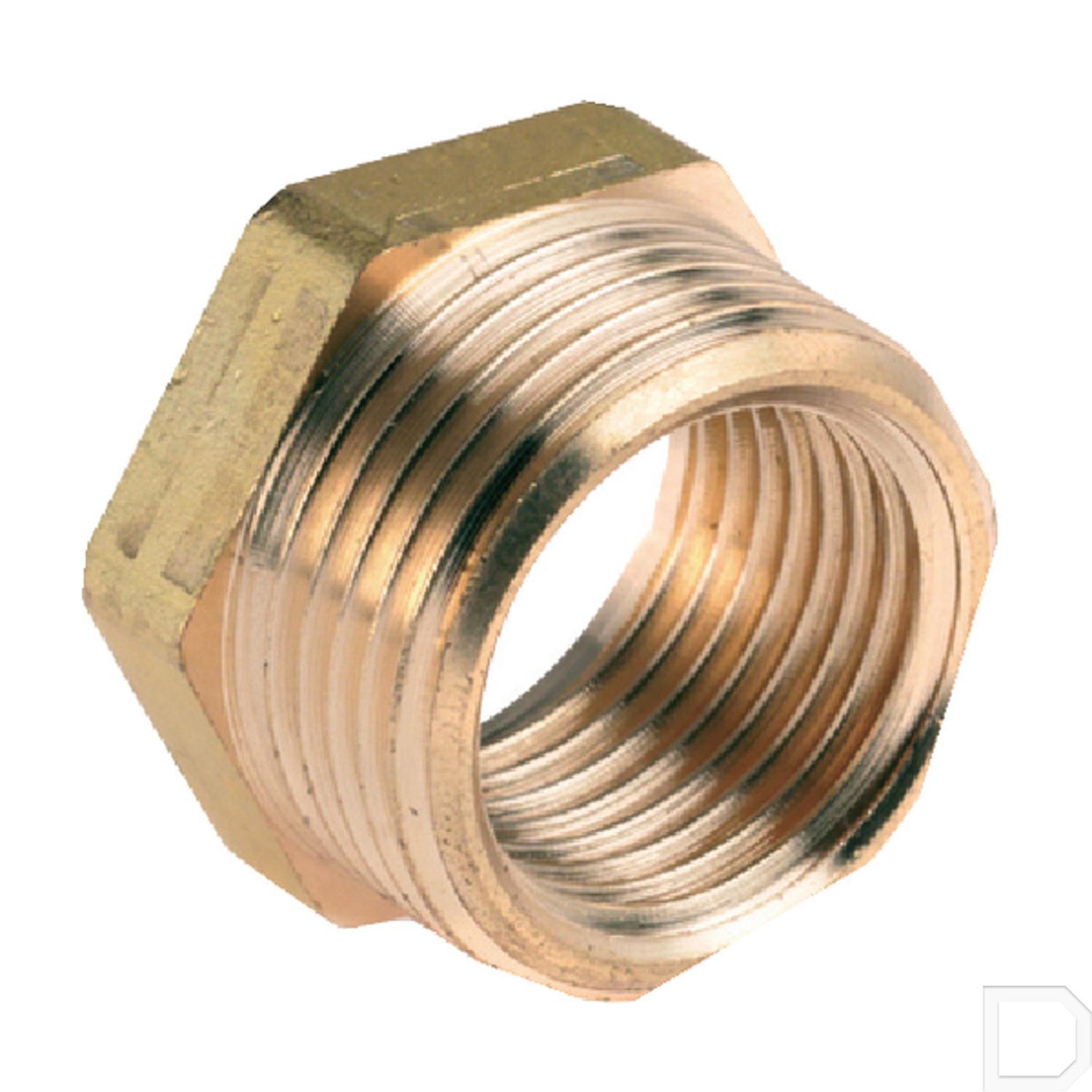 Verloopring 1/2"x1/8" nr.241 messing - Koppelingen & fittingen - Messing| INDI