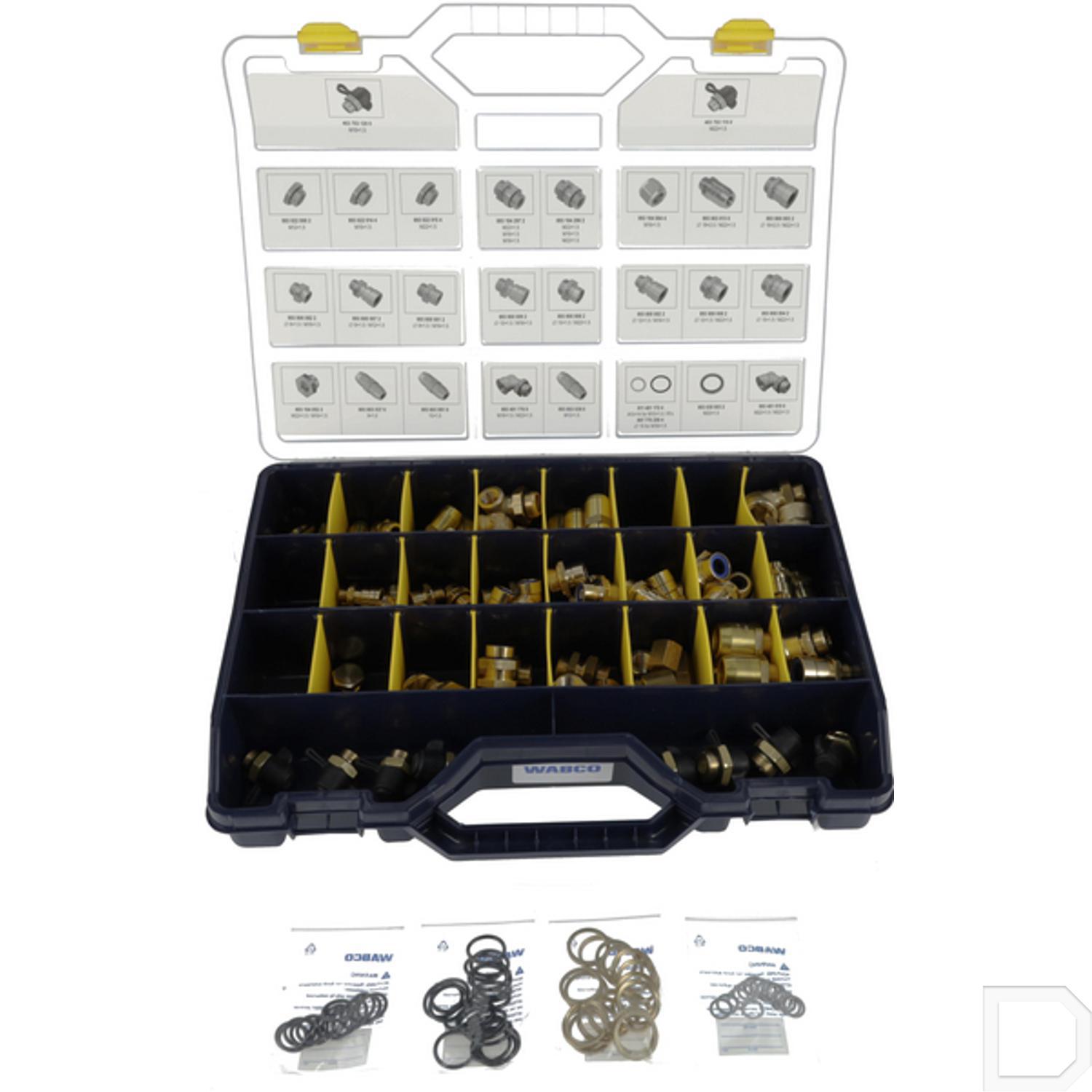 Koppelingenassortiment voor luchtdrukremmen - Koppelingen| INDI