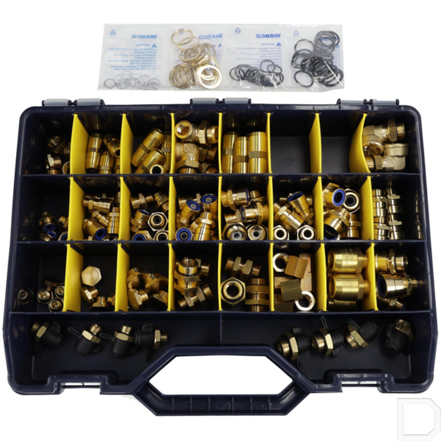 Koppelingenassortiment voor luchtdrukremmen - Koppelingen| INDI