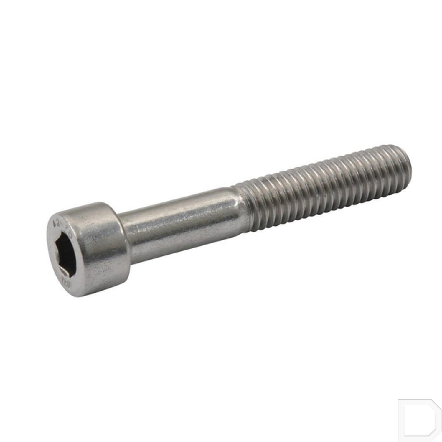 Cilindrische inbusbout M4x25 RVS A2 DIN912 - DIN 912 Cilinderbouten met ...