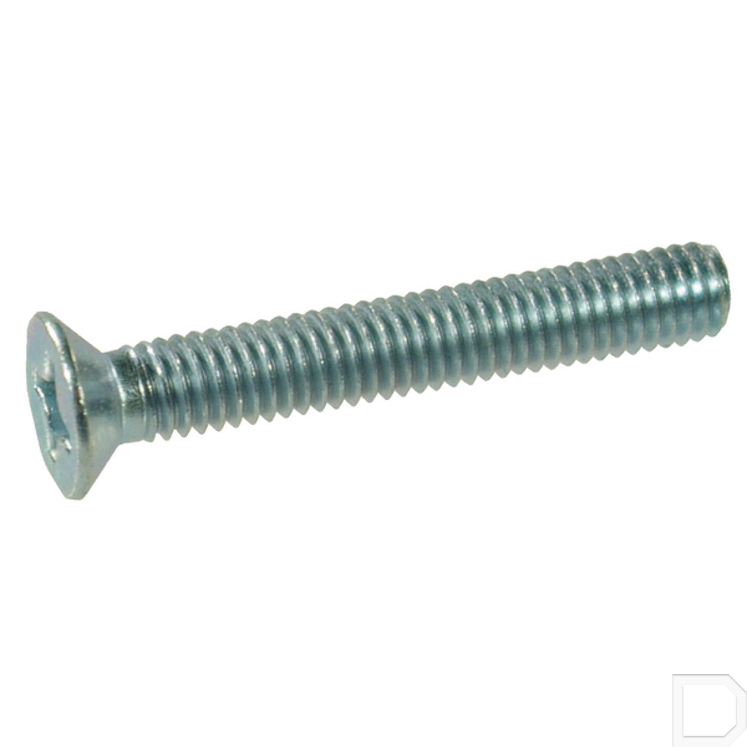 Verzonken schroef met kruisgleuf M4x50 verzinkt DIN965 - DIN 965 ...