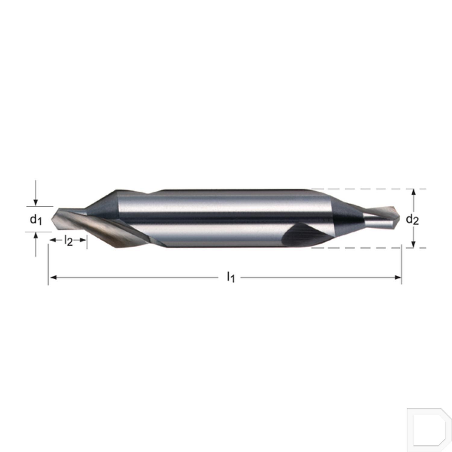 Centerboor A200 HSS Ø 4.0x10.0mm DIN 333 A - Centerboren| INDI