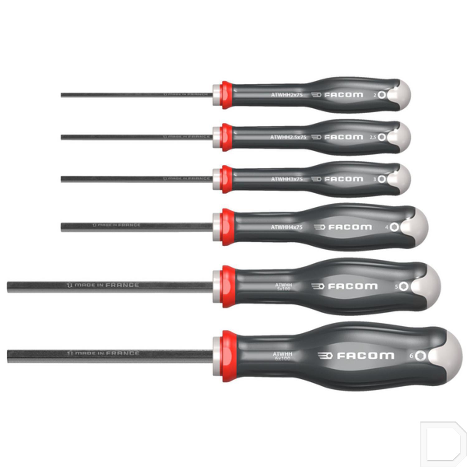 Schroevendraaierset 6-delig - Schroevendraaiers sets| INDI