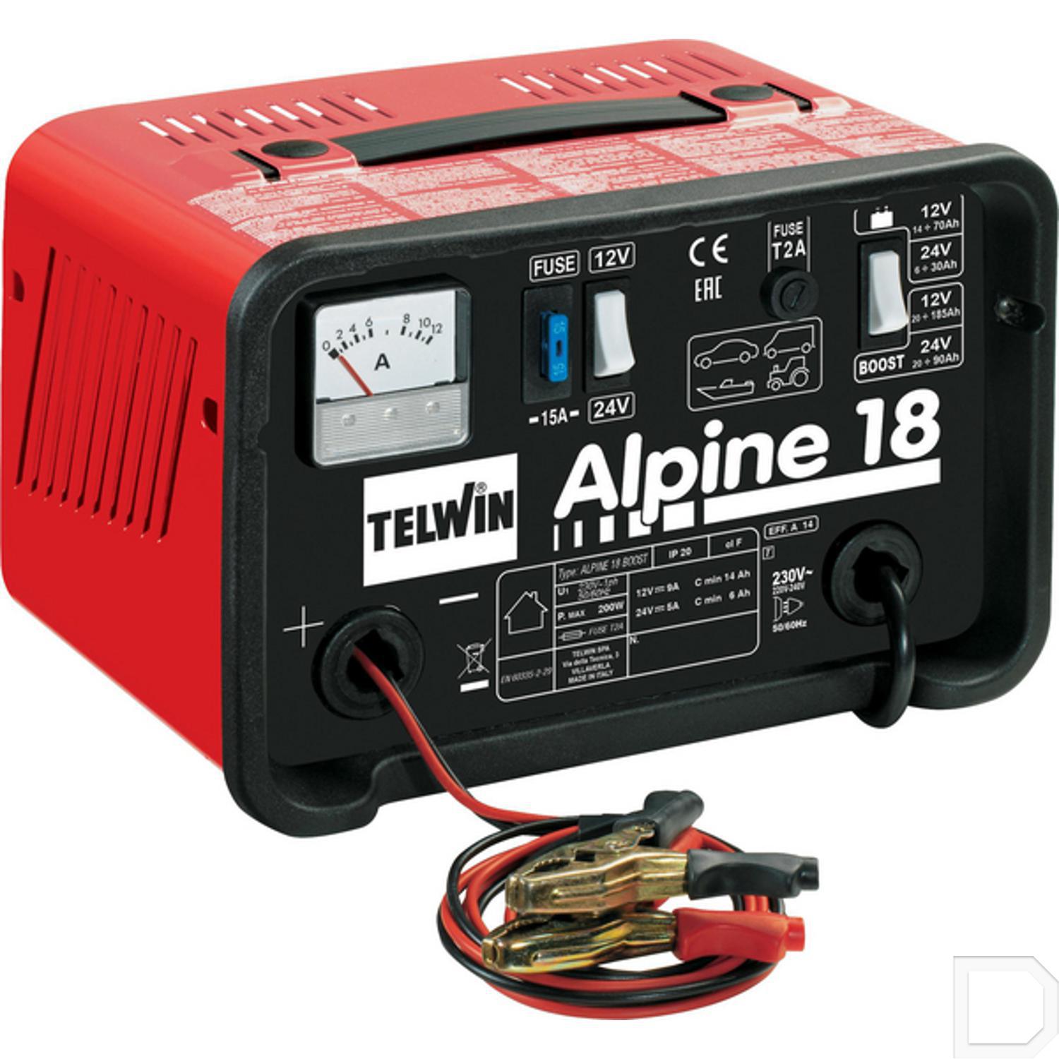 Acculader Alpine 18 12/24V - Acculaders| INDI