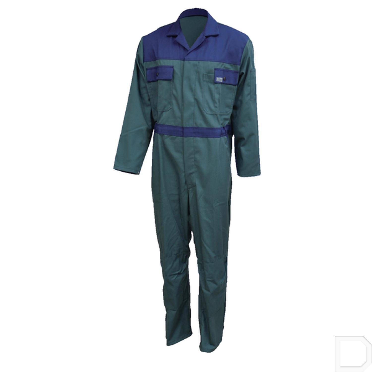 Overall groen/marineblauw maat 54 / L - Overall | INDI