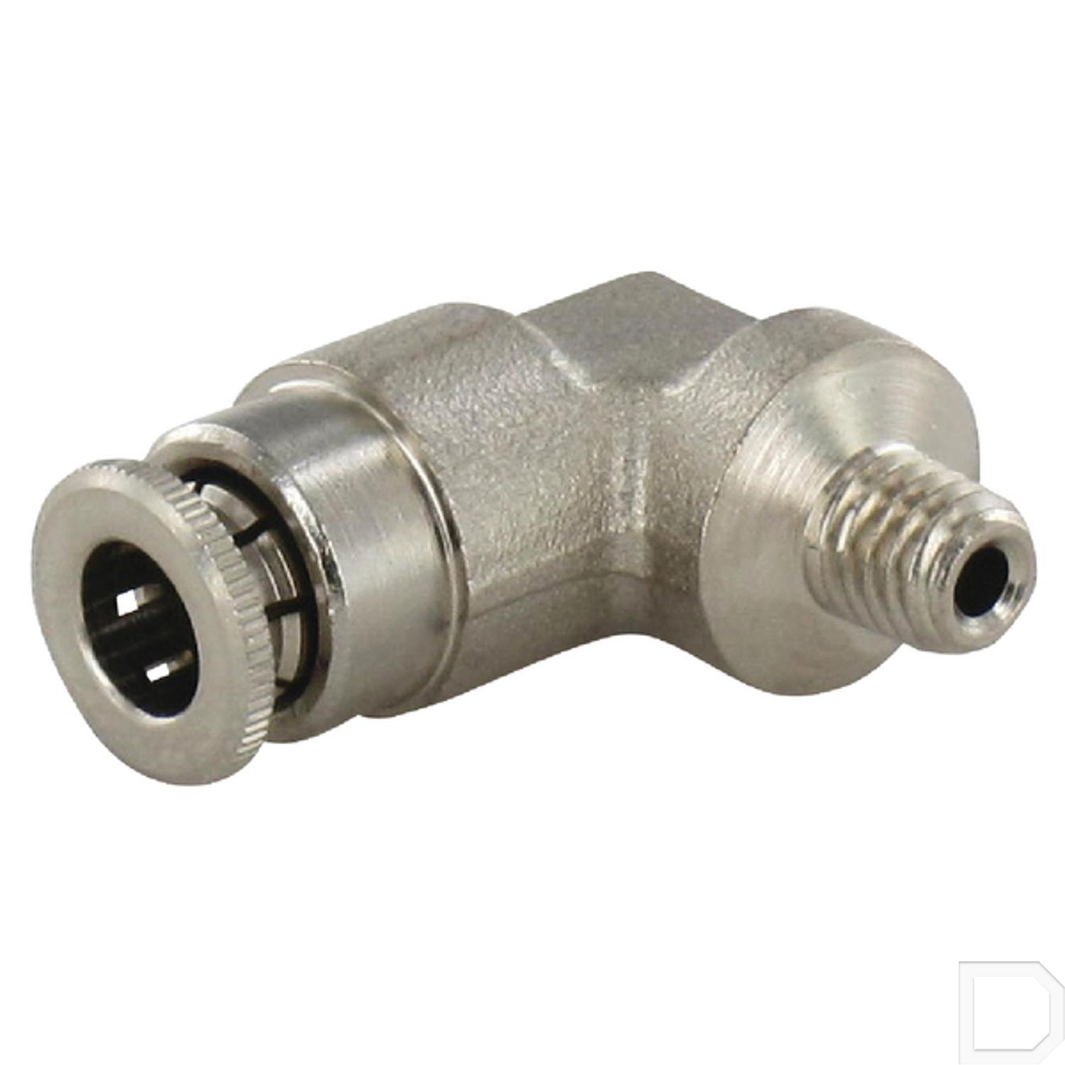 Insteekkoppeling 90° 6mm - Insteekkoppelingen| INDI
