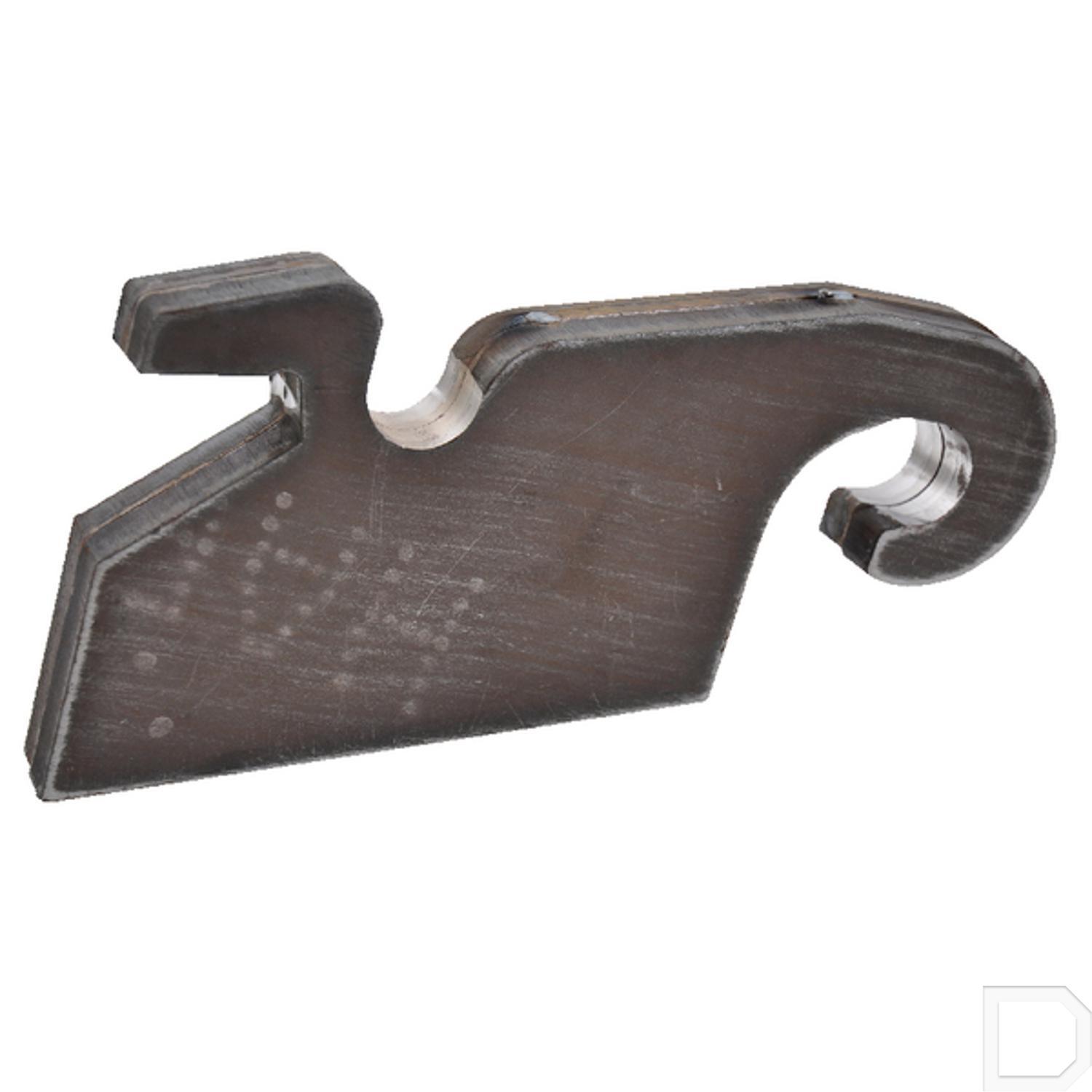 Aanlashaak kort CW3/CW30 35mm steek 475mm schacht 60mm - Adapterplaat ...