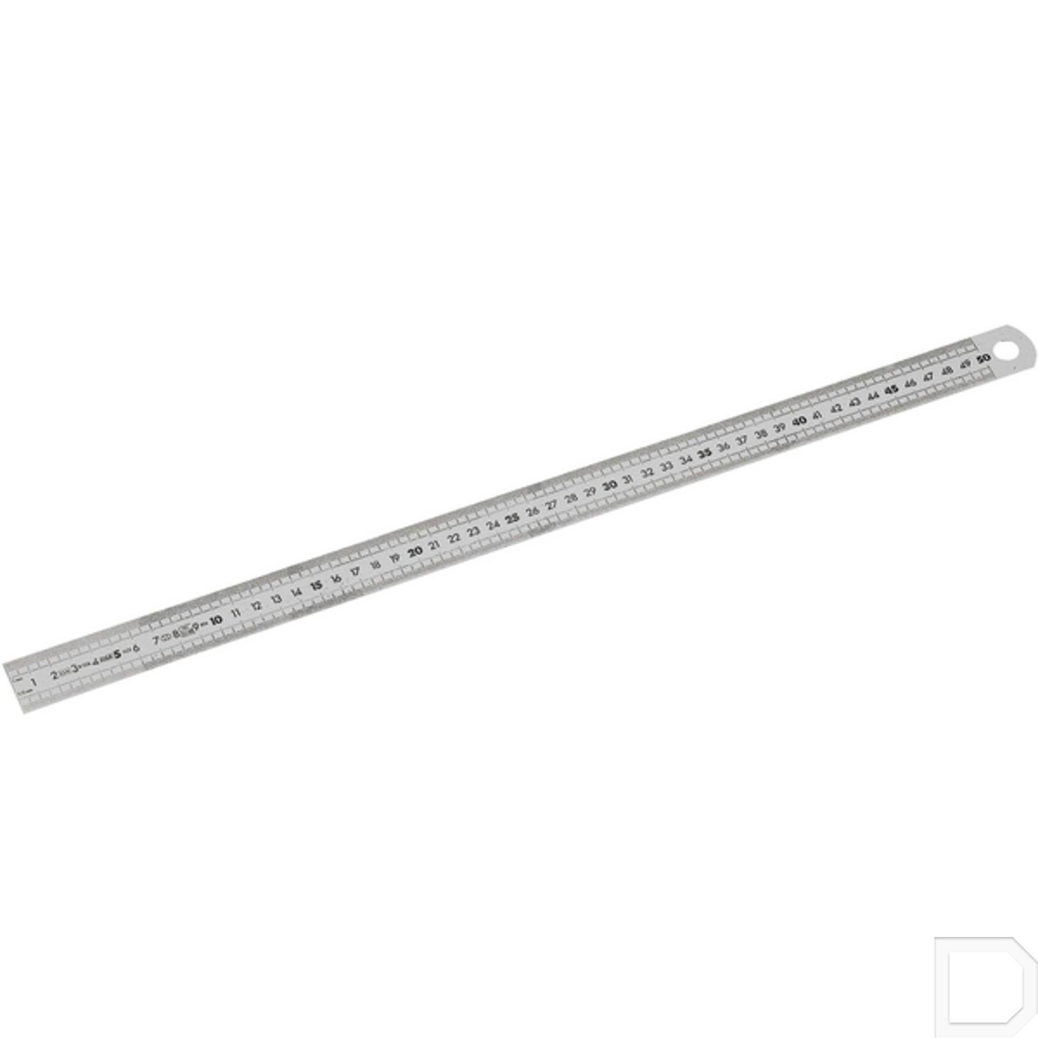 Liniaal RVS semi-flexibel 500mm - Linialen| INDI