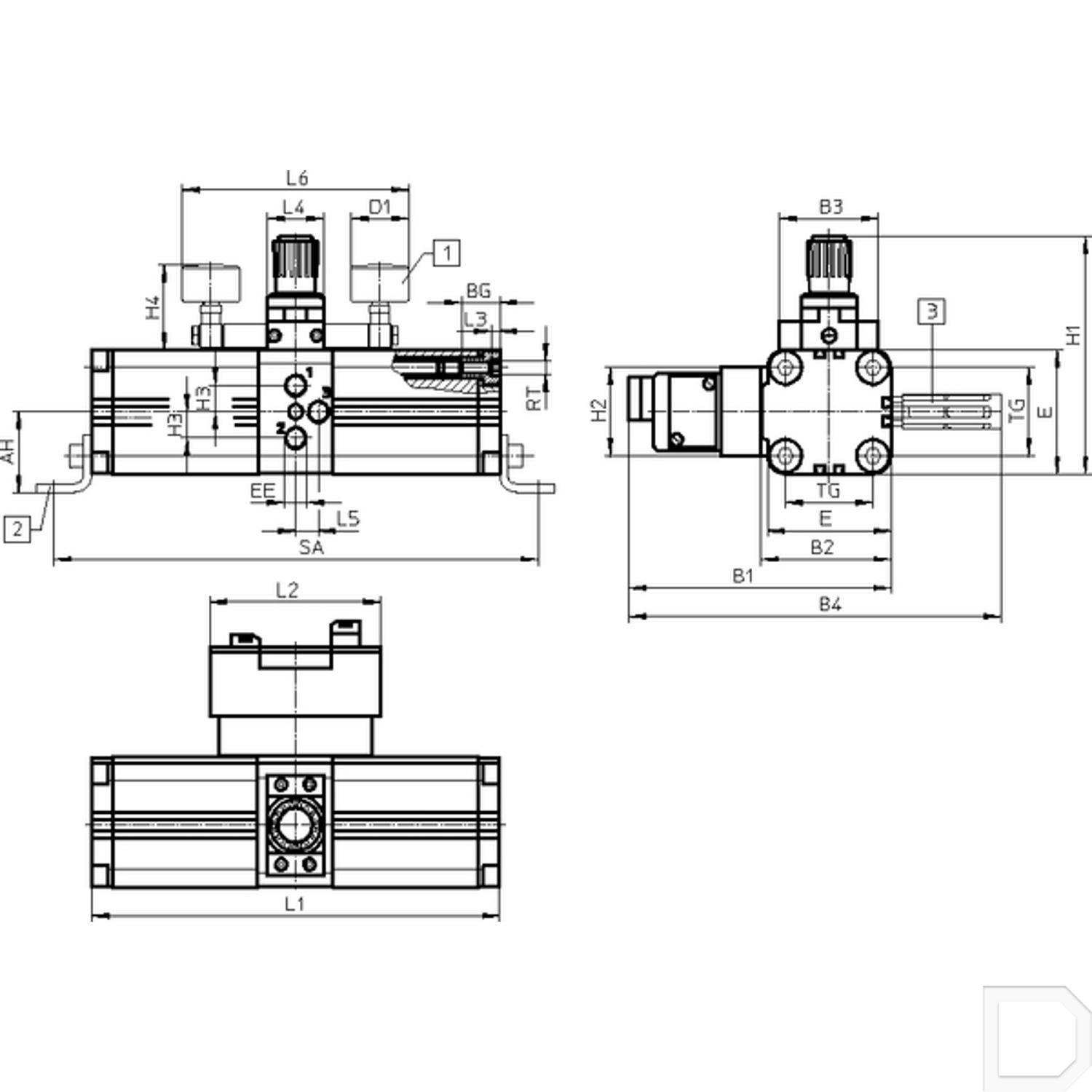 Drukbooster DPA-40-16 - Booster| INDI