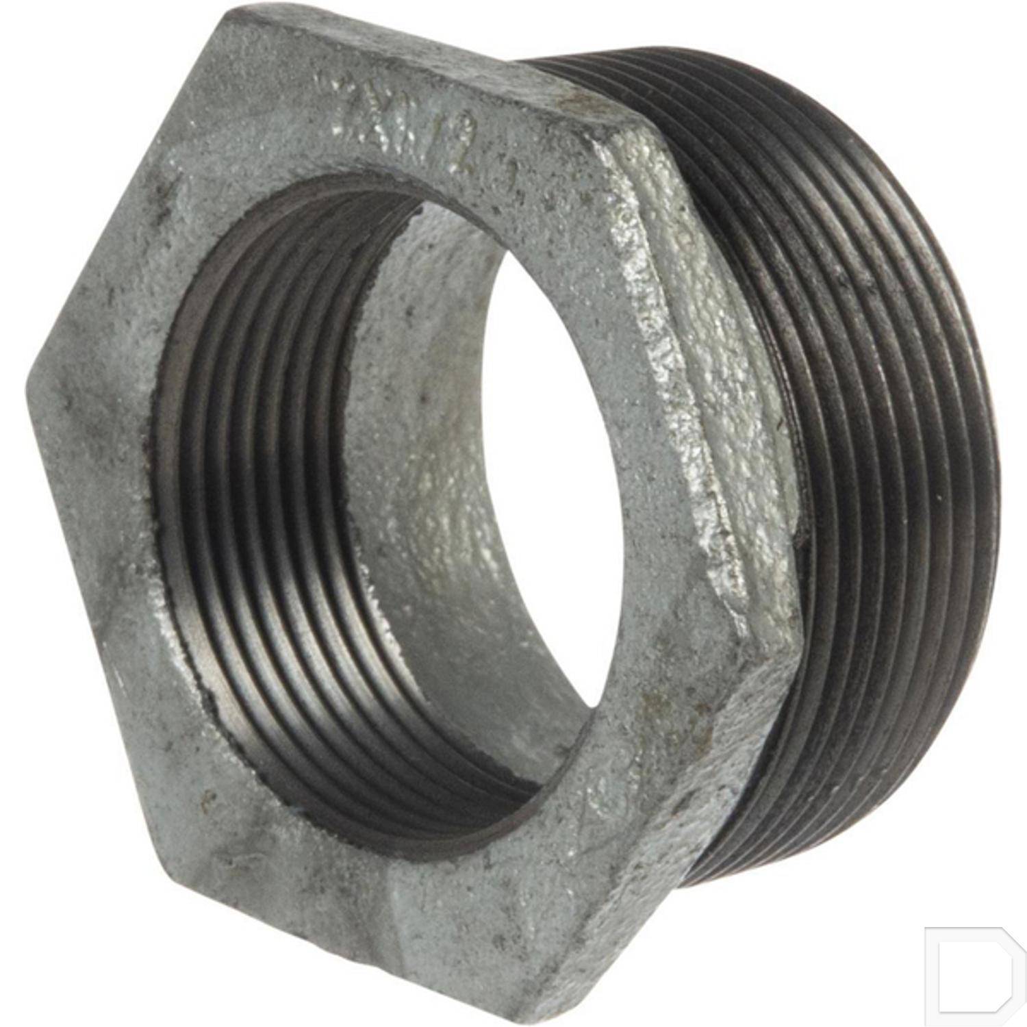 Verloop 2"x1.1/2" male / female nr.241 gietijzer - Gietijzeren ...