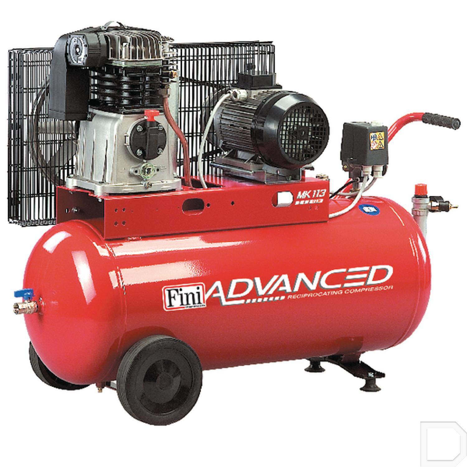 Compressor MK 113-50-3M - 230 Volt mobiel| INDI
