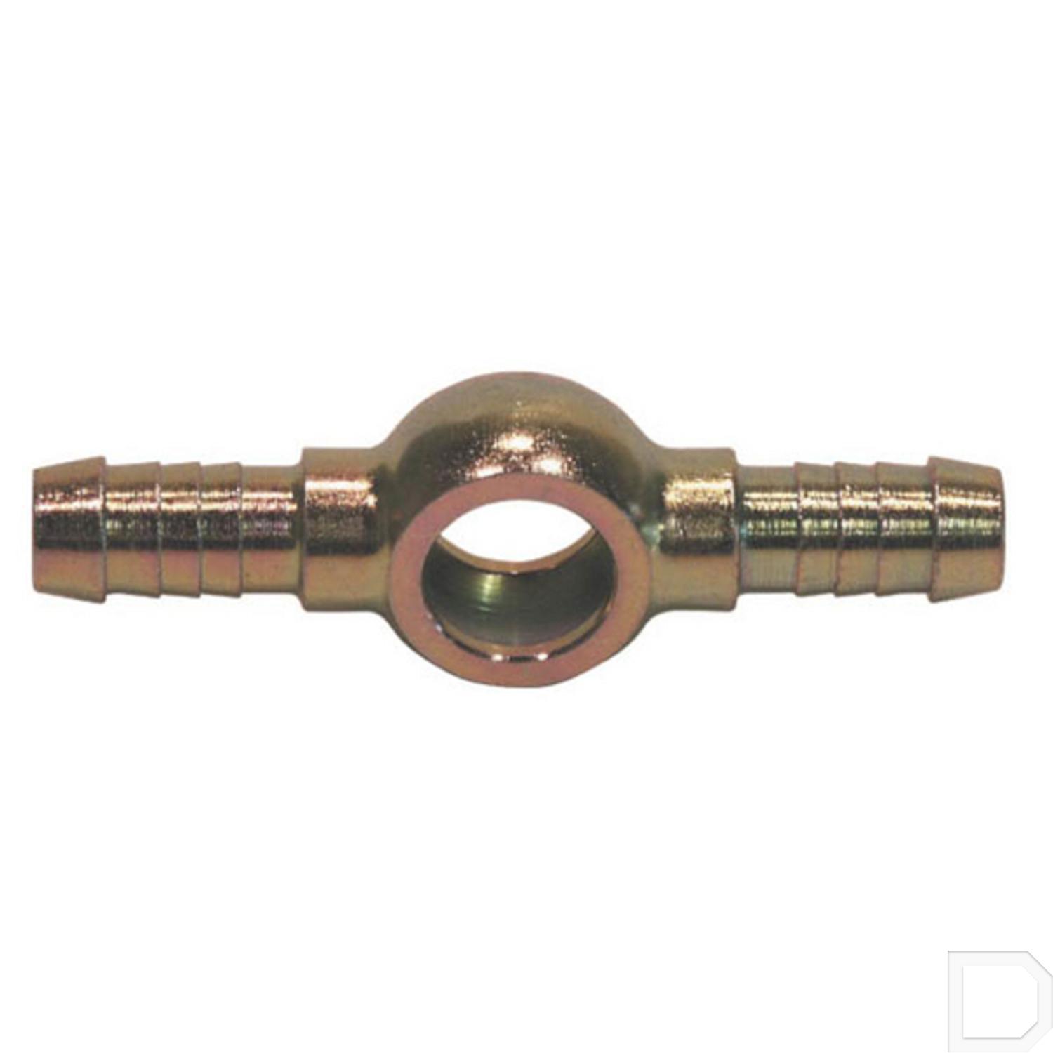 Brandstofpilaar 4mm x M8 banjo x 4mm Staal - Brandstof koppelingen| INDI