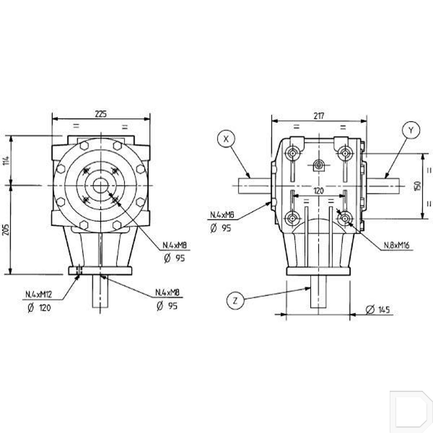 Tandwielkast T-290A 1.86:1 - Comer tandwielkasten met ratio| INDI