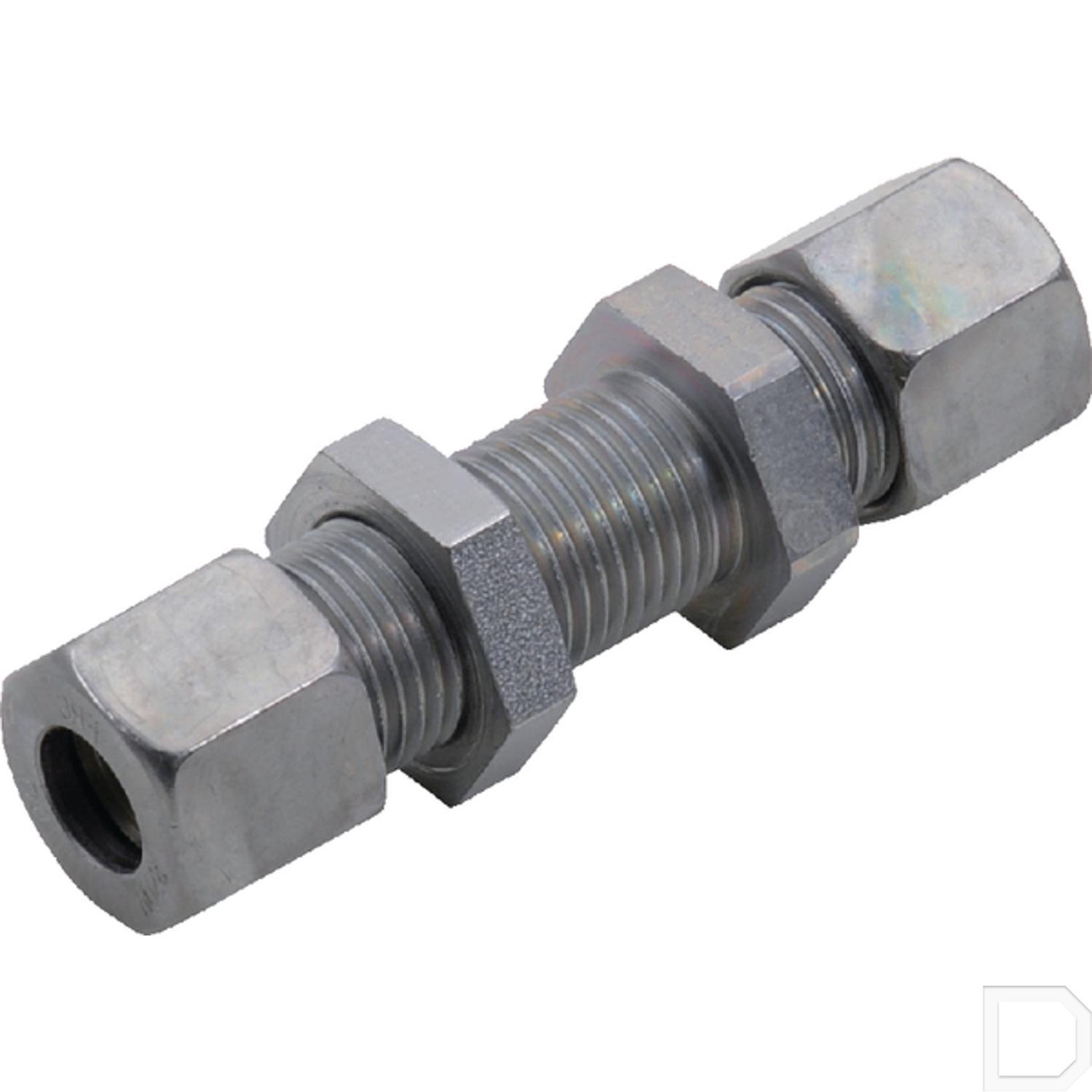 Rechte schotkoppeling 12L - Snijringkoppelingen 24° conus| INDI