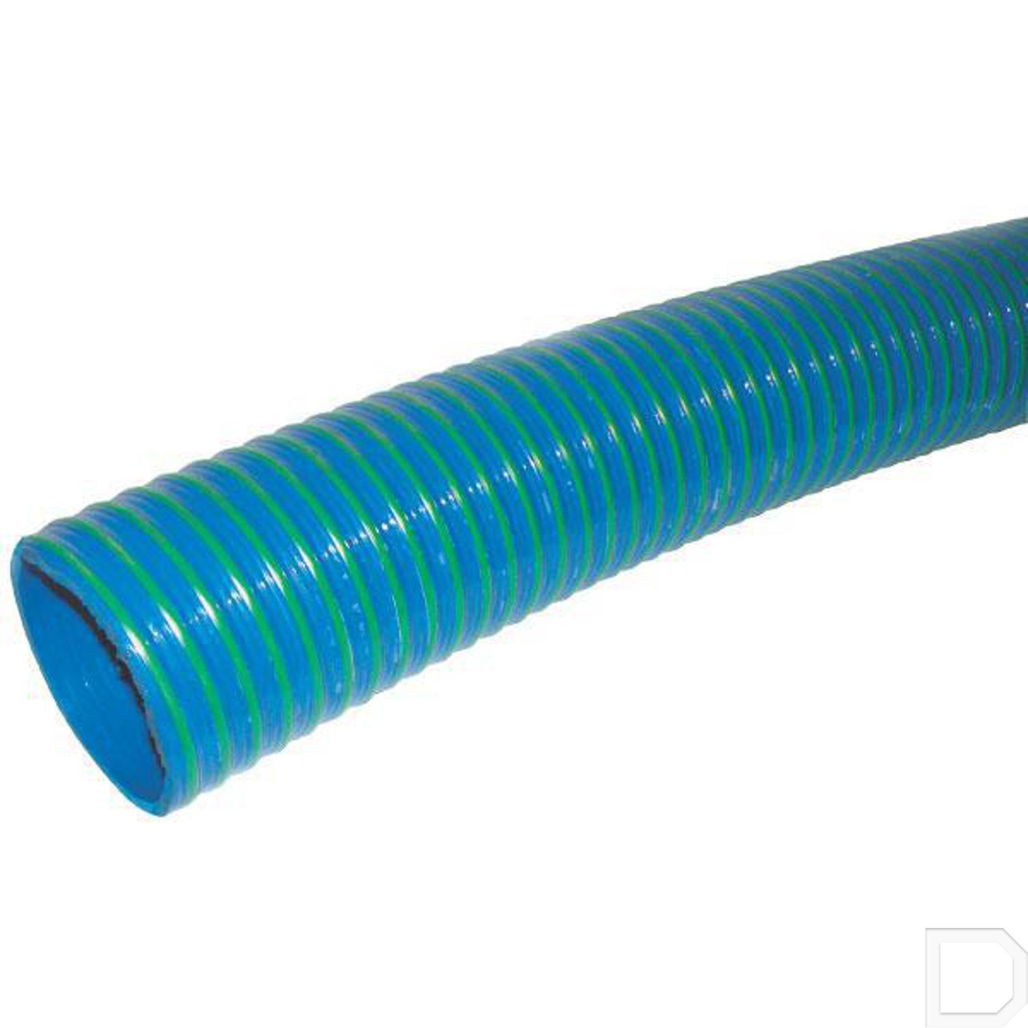Slang blauw/groen 10" PVC - Zuig- persslangen PVC| INDI