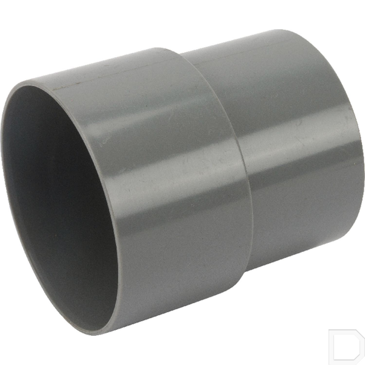 Verbindingsmof 80mm grijs PVC - Hemelwaterafvoer| INDI