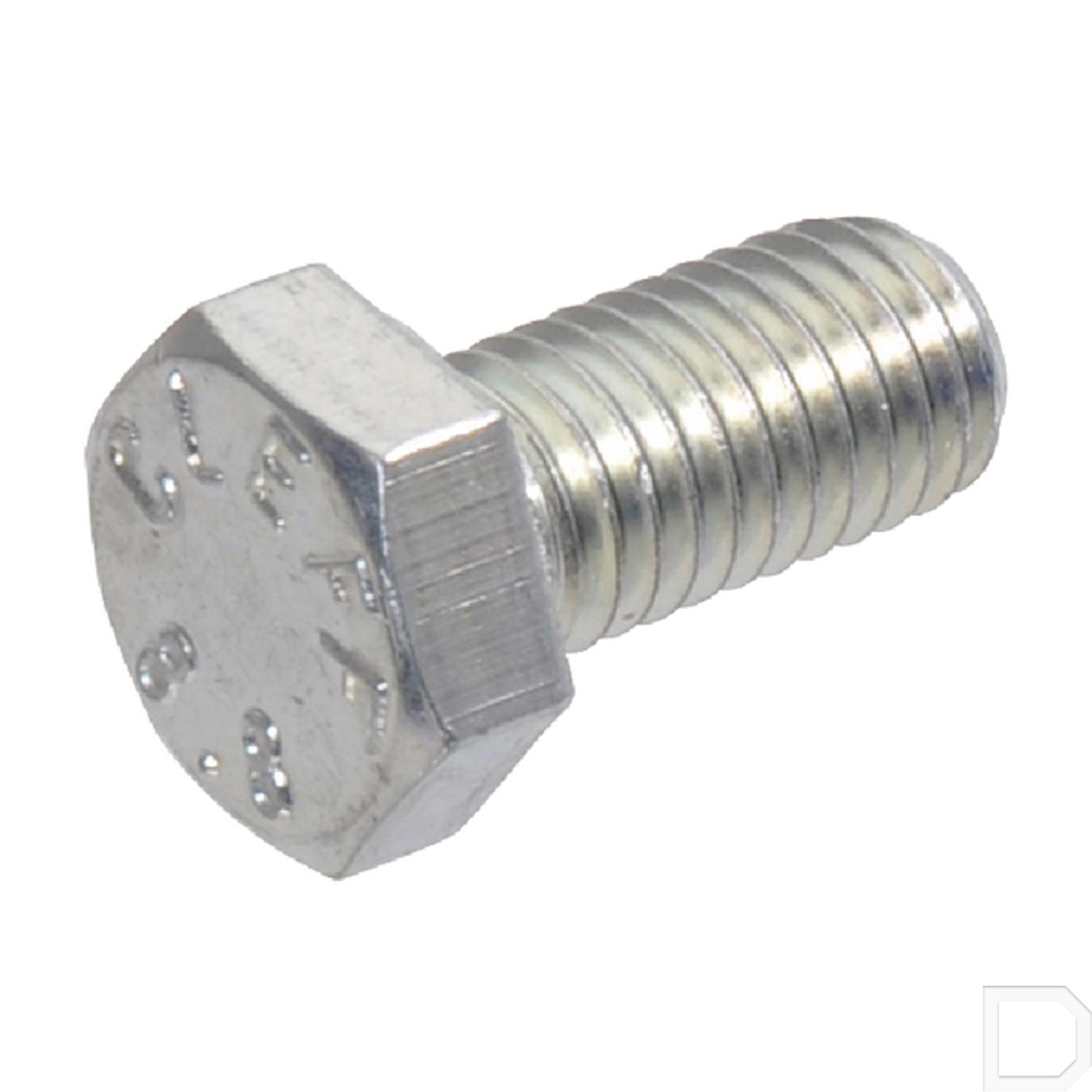 Zeskanttapbout M10x20 sleutelwijdte 16mm 8.8 verzinkt ISO4017 - ISO 4017 Zeskanttapbouten| INDI