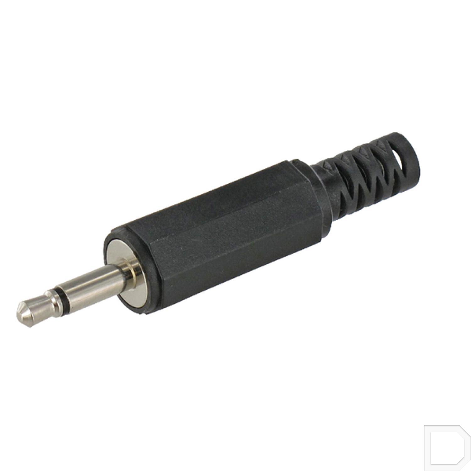 Jack stekker concentrisch 6.3mm Male voor audio toepassingen - Stekkers ...