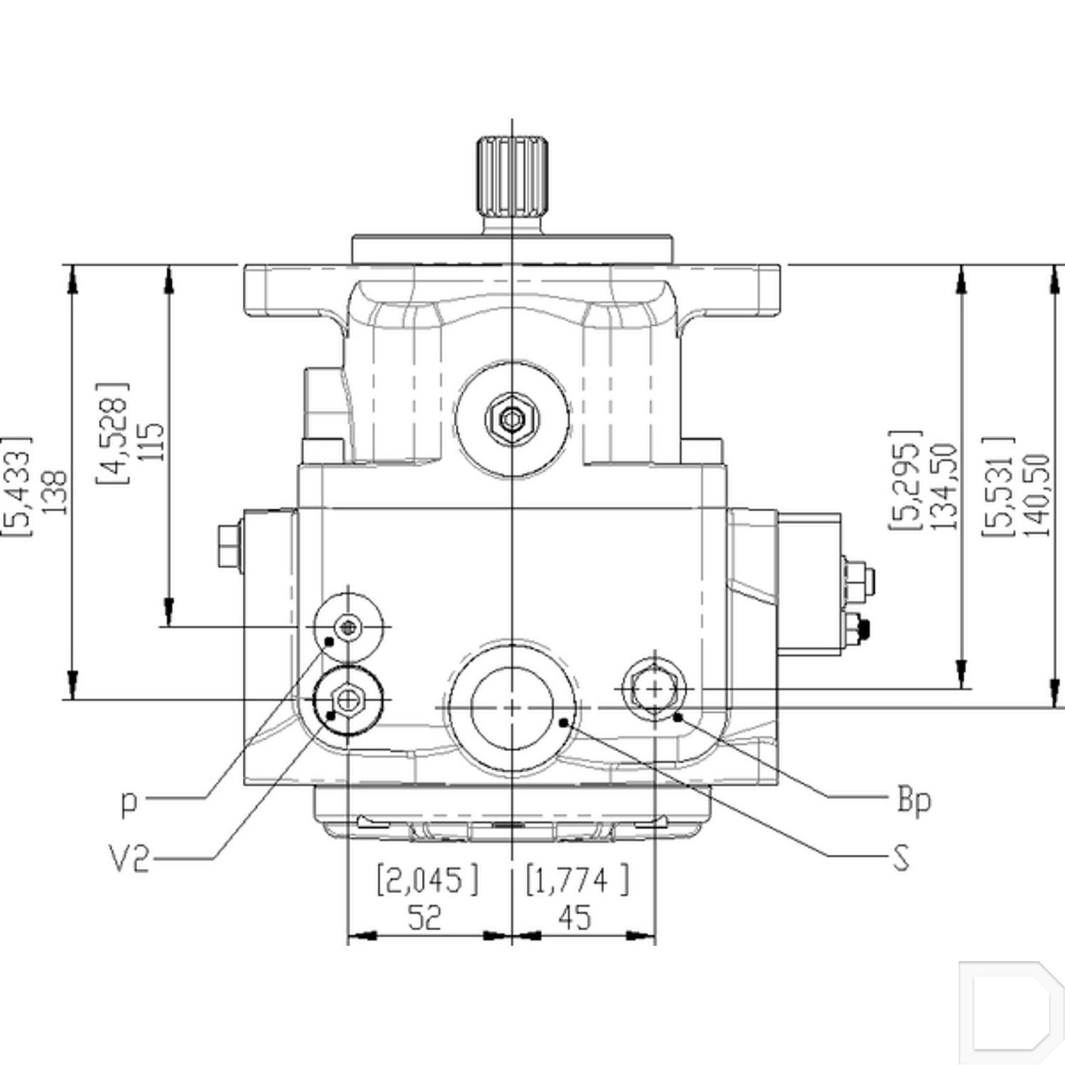 Plunjerpomp C2-28-28-LRX-4-25-R-2-G-0-0-0-0 - Plunjerpompen type KCLP ...
