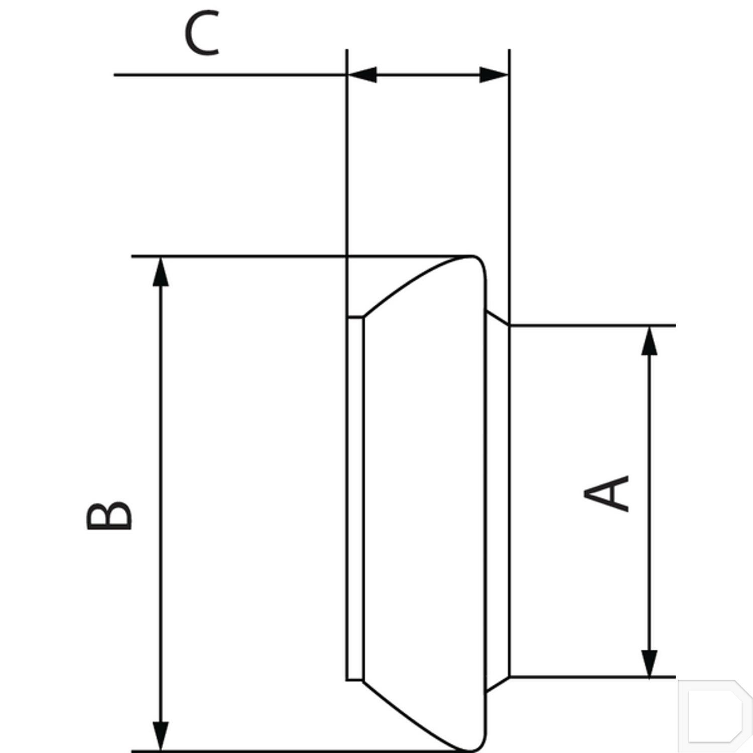 Laskoppeling Perrot KKV 6" - Perrot - koppelingen| INDI