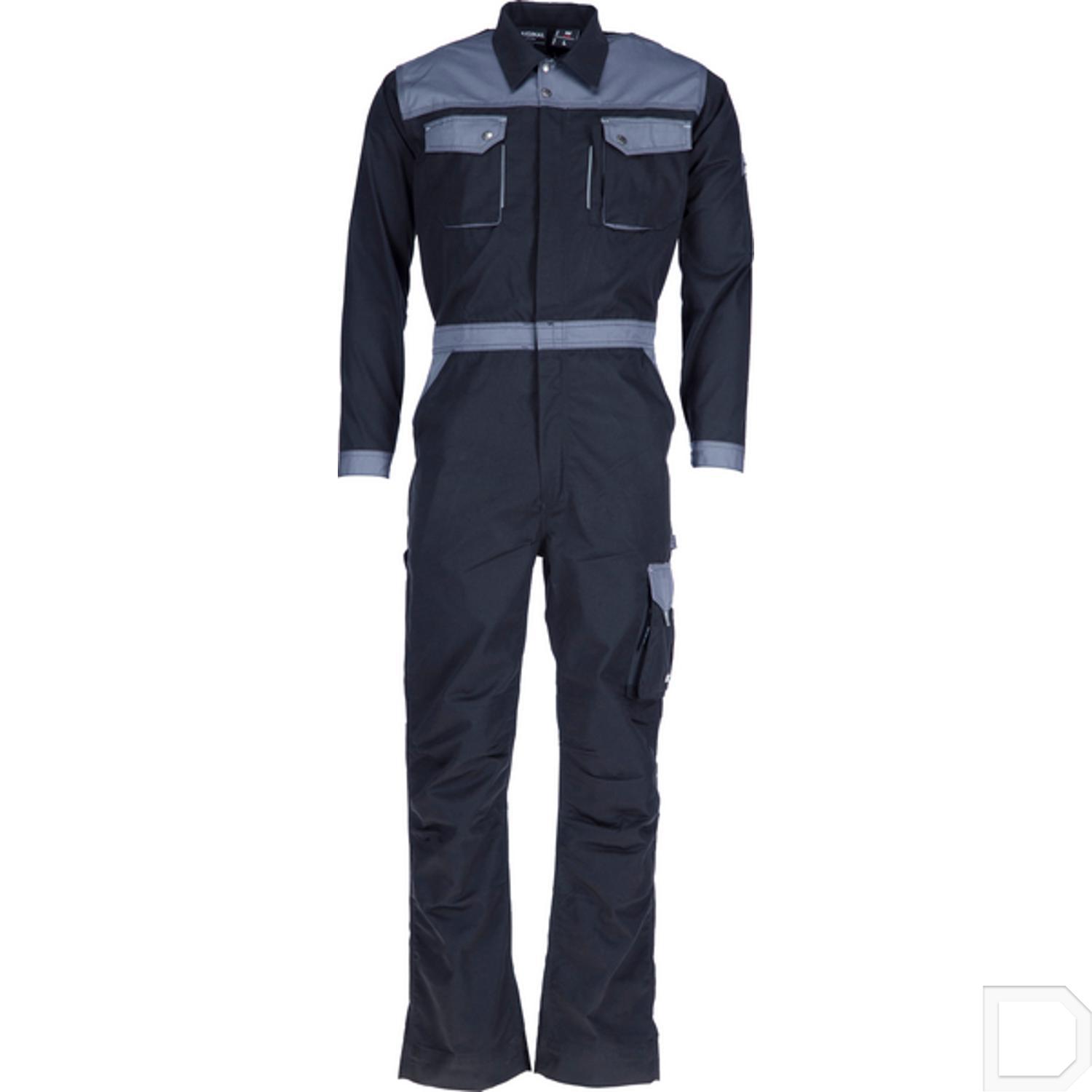 Overall Original zwart/grijs maat XL - Werkoveralls| INDI