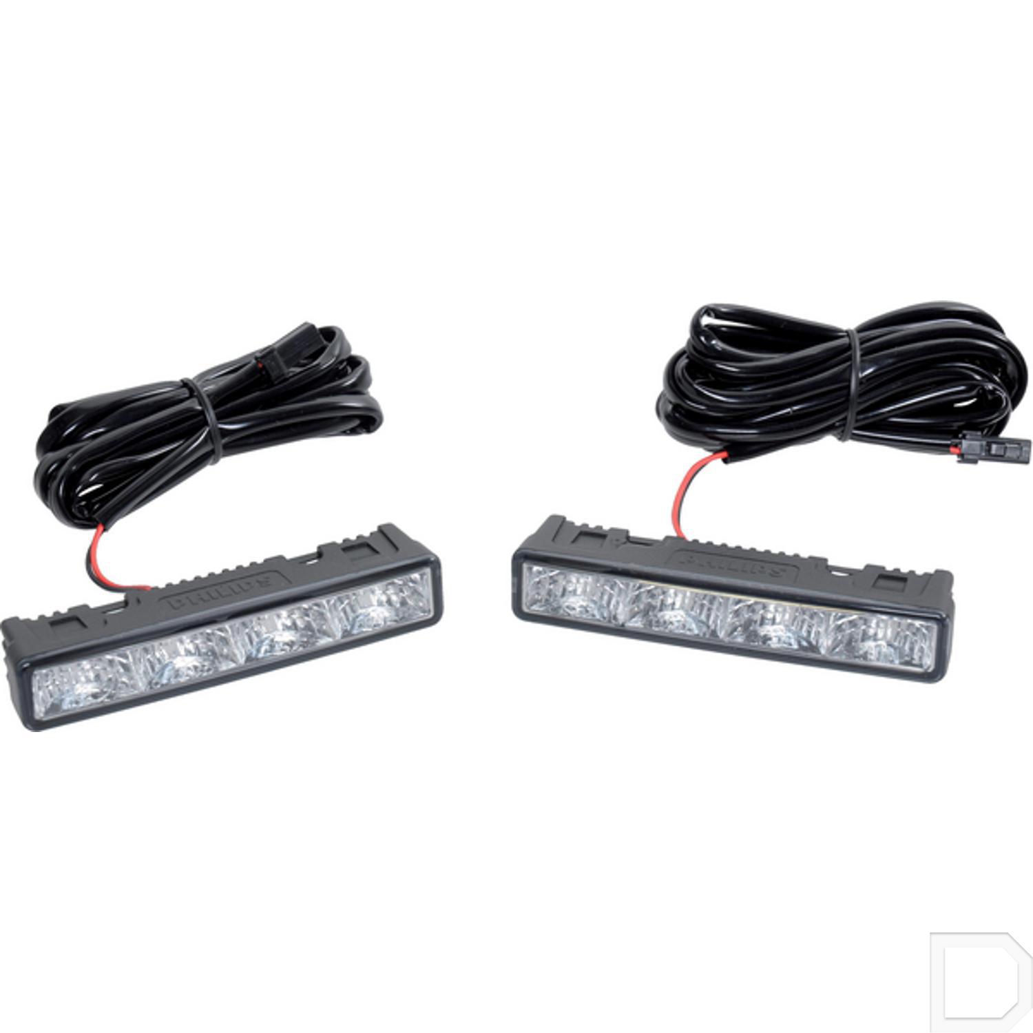 Dagrijlicht LED set inclusief kabelset met relais 12V - Dagrijlichten ...