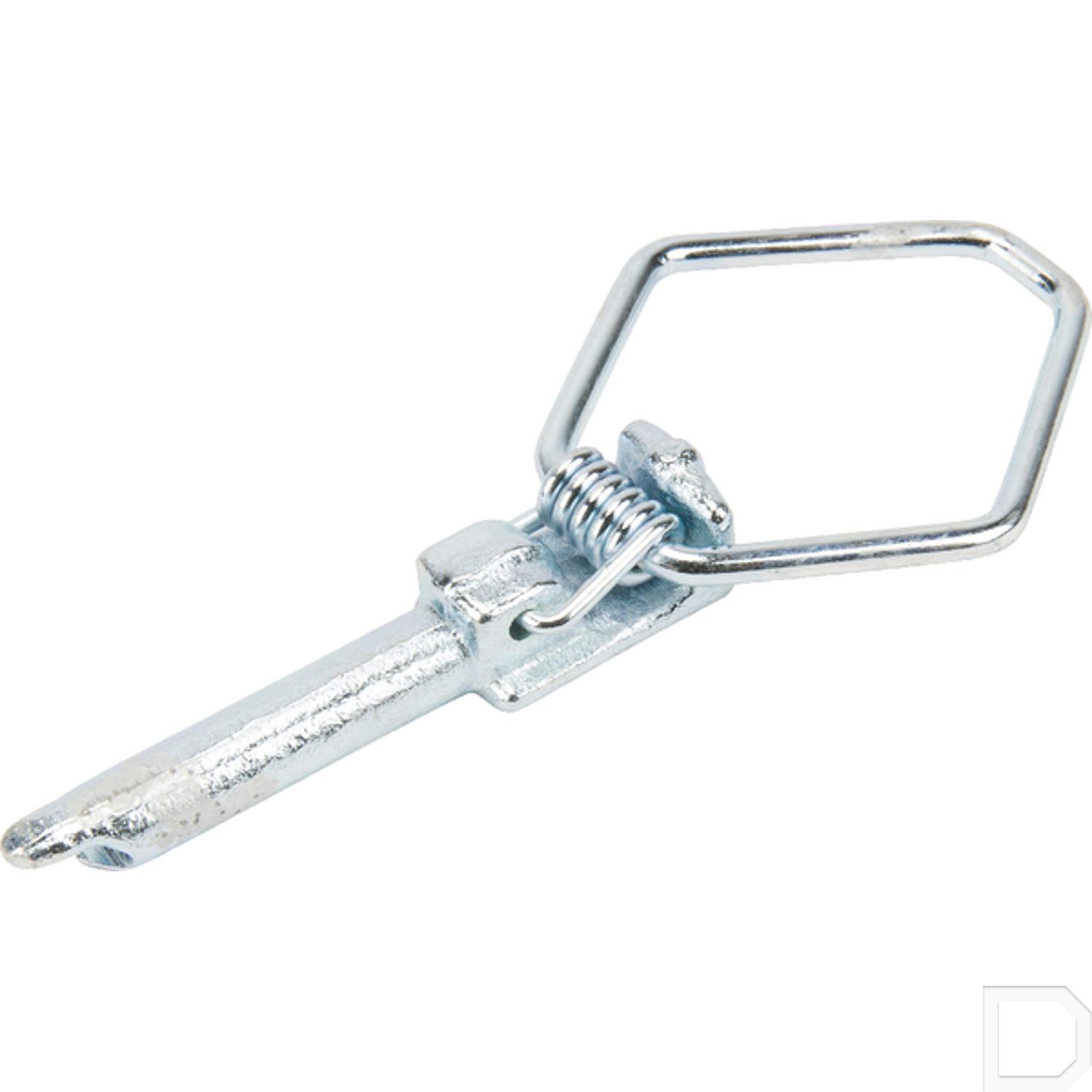 Borgpen met veer Ø 10mm 57mm - Borgpennen en -veren| INDI