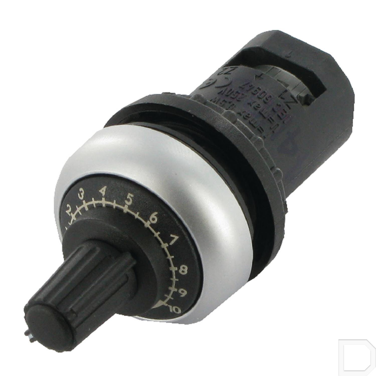 Potentiometer 10kOhm frontbevestiging - Potentiometers| INDI