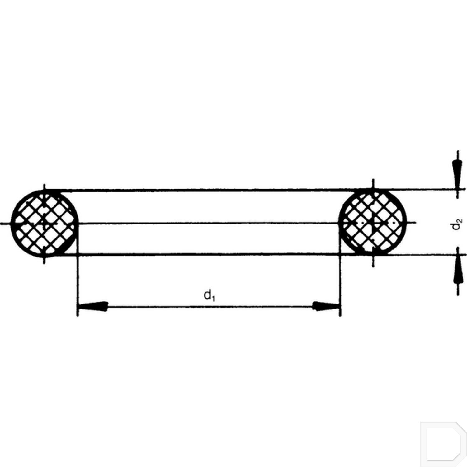 O-ring 9.80x2.40mm NBR 70º Shore 10st - O-ringen 70 Shore| INDI